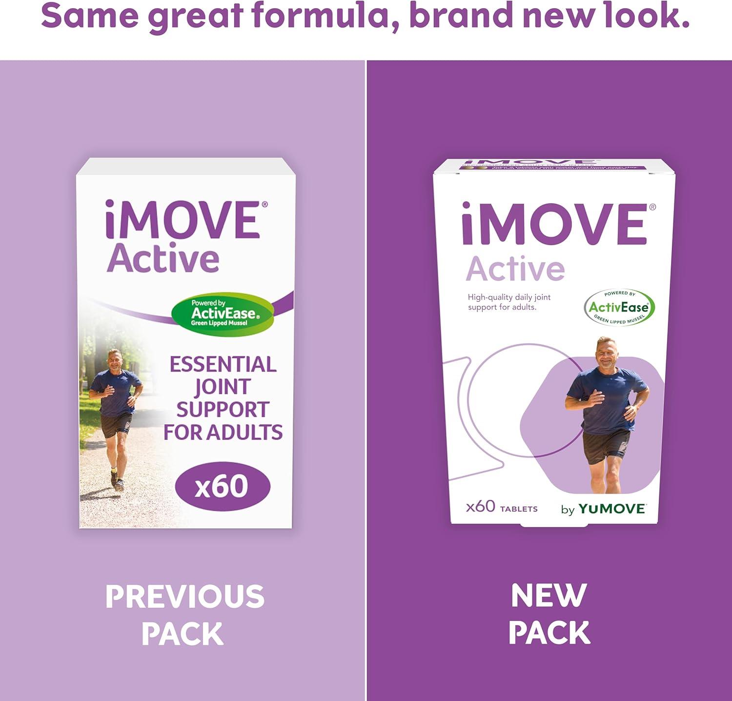 iMOVE Active | Natural Joint Supplement with Glucosamine, Green Lipped ...