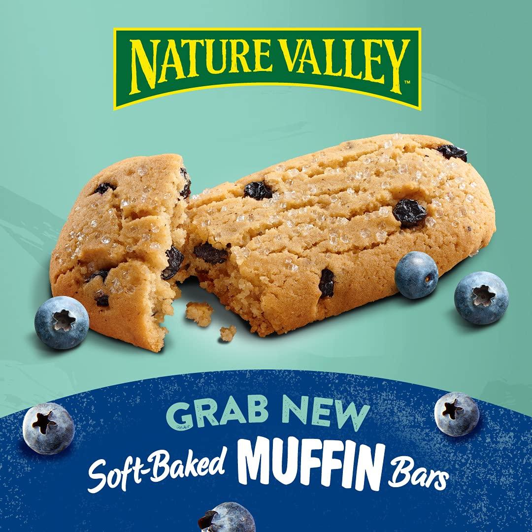 Nature Valley Soft-Baked Muffin Bars Blueberry 6.2 oz 5 ct (Pack of 6 ...