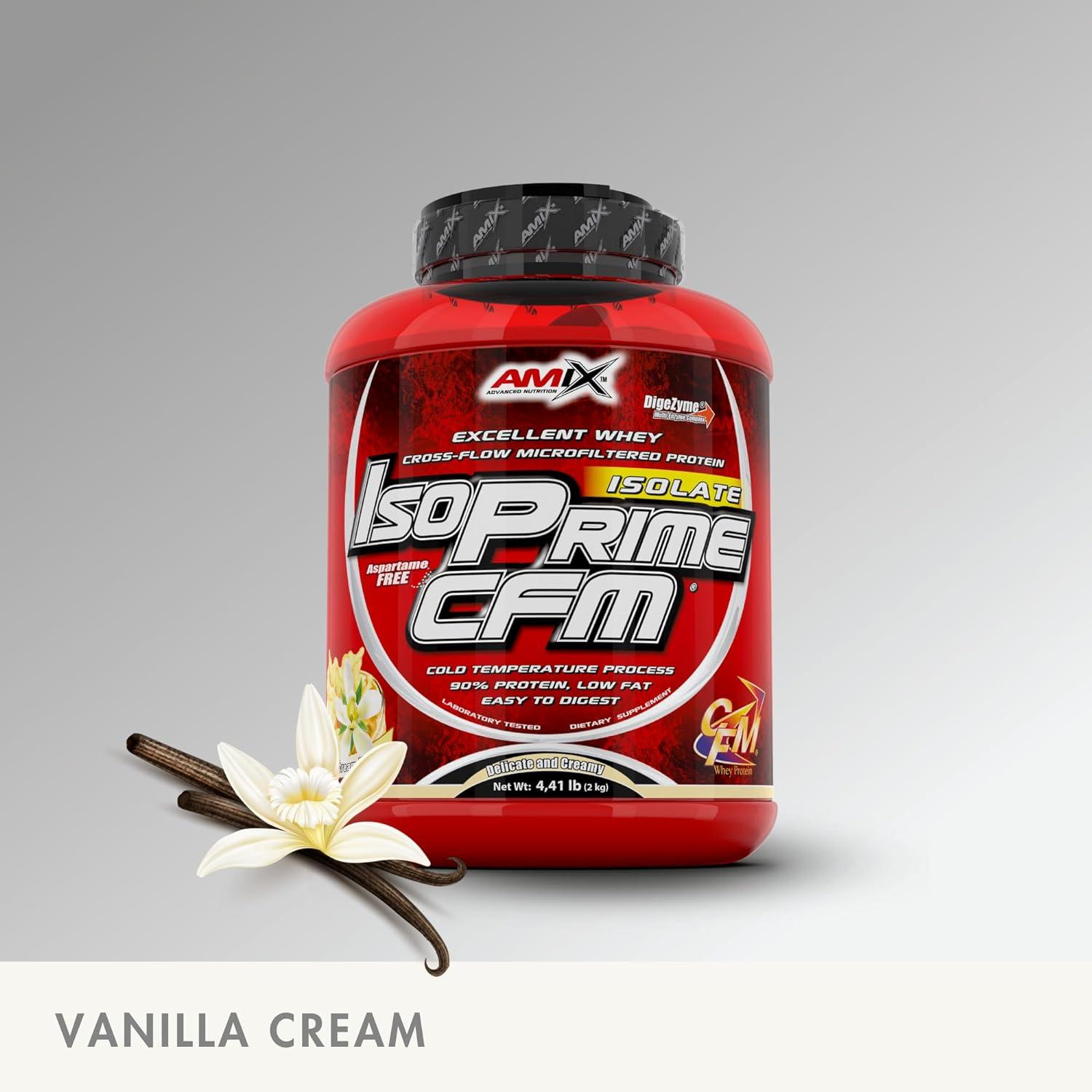 Amix Isoprime CFM Whey Protein Isolate - 4.4 lb Vanilla Flavor | High ...