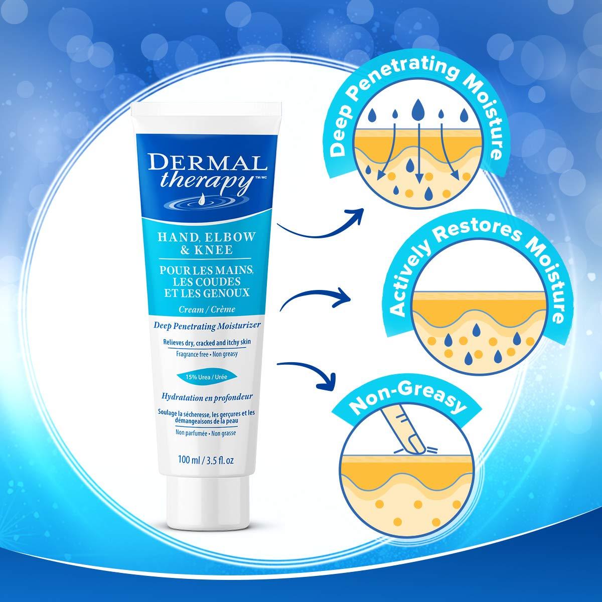 Dermal Therapy Hand Elbow Knee Cream | Hydrating Treatment for Dry ...