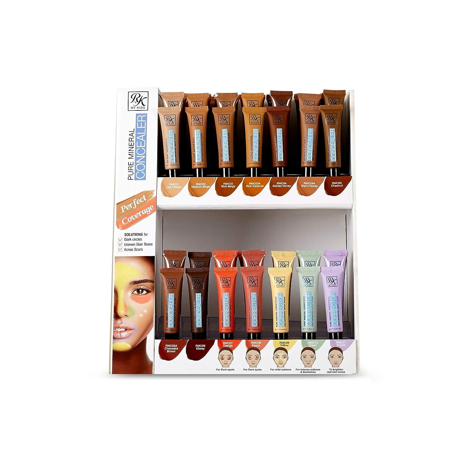 KISS Ruby Kiss High Definition Pure Mineral Concealer RMC5A - Chocolate ...