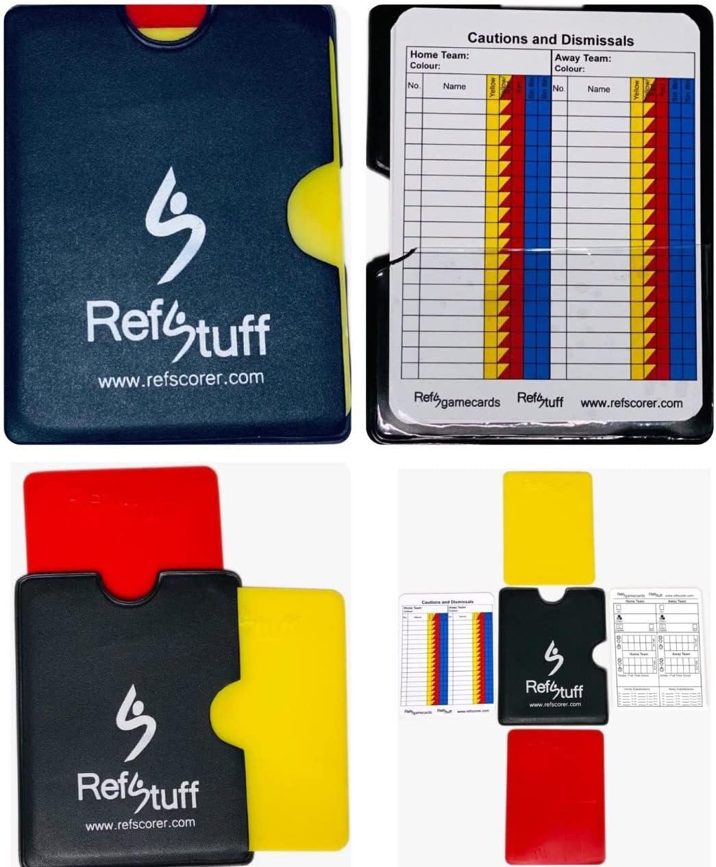RefStuff RefScorer RefSwallet Compact Soccer Referee Wallet with Red ...