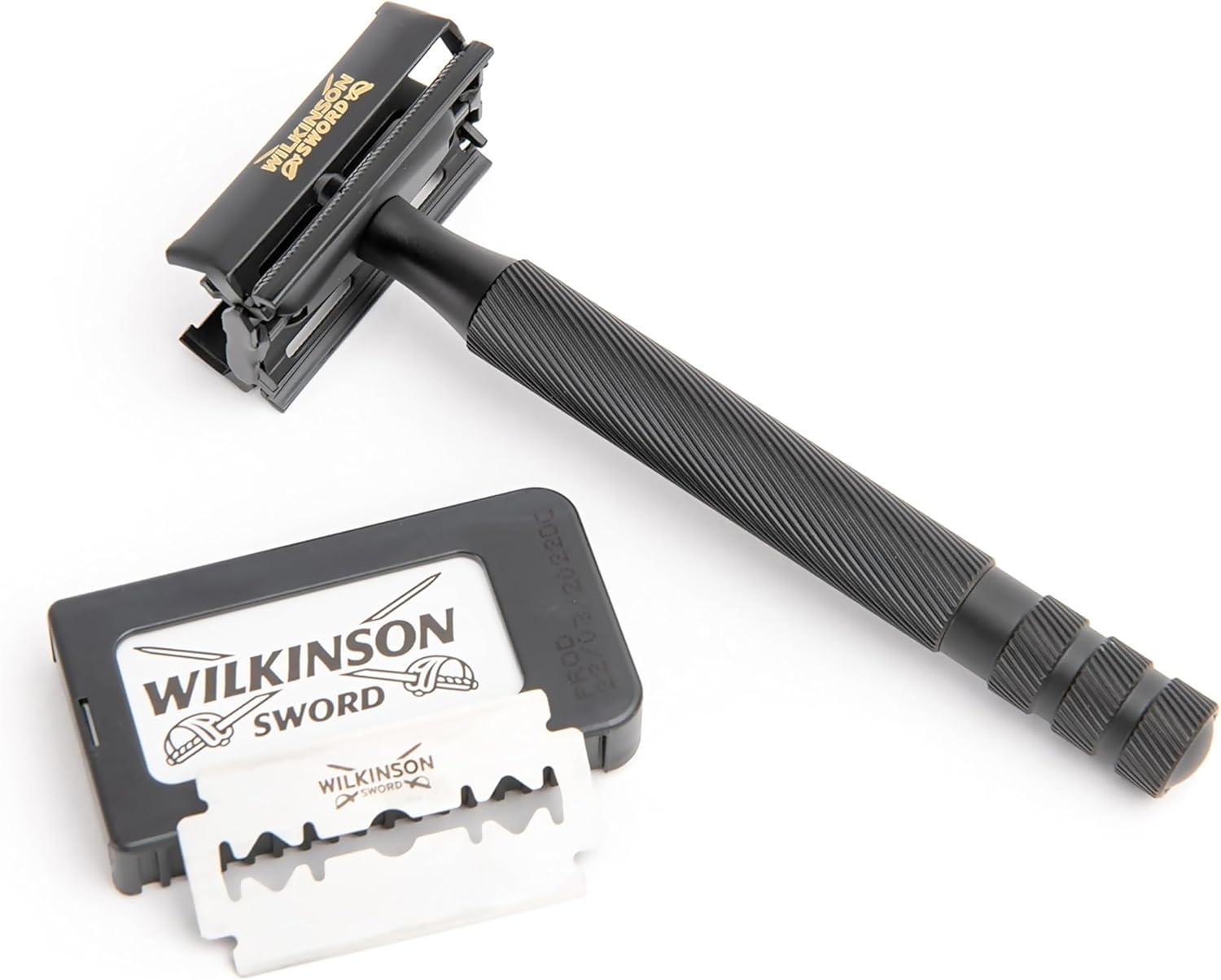 Wilkinson Sword Double Edge Razor for Men With 10 Double Edge Razor ...