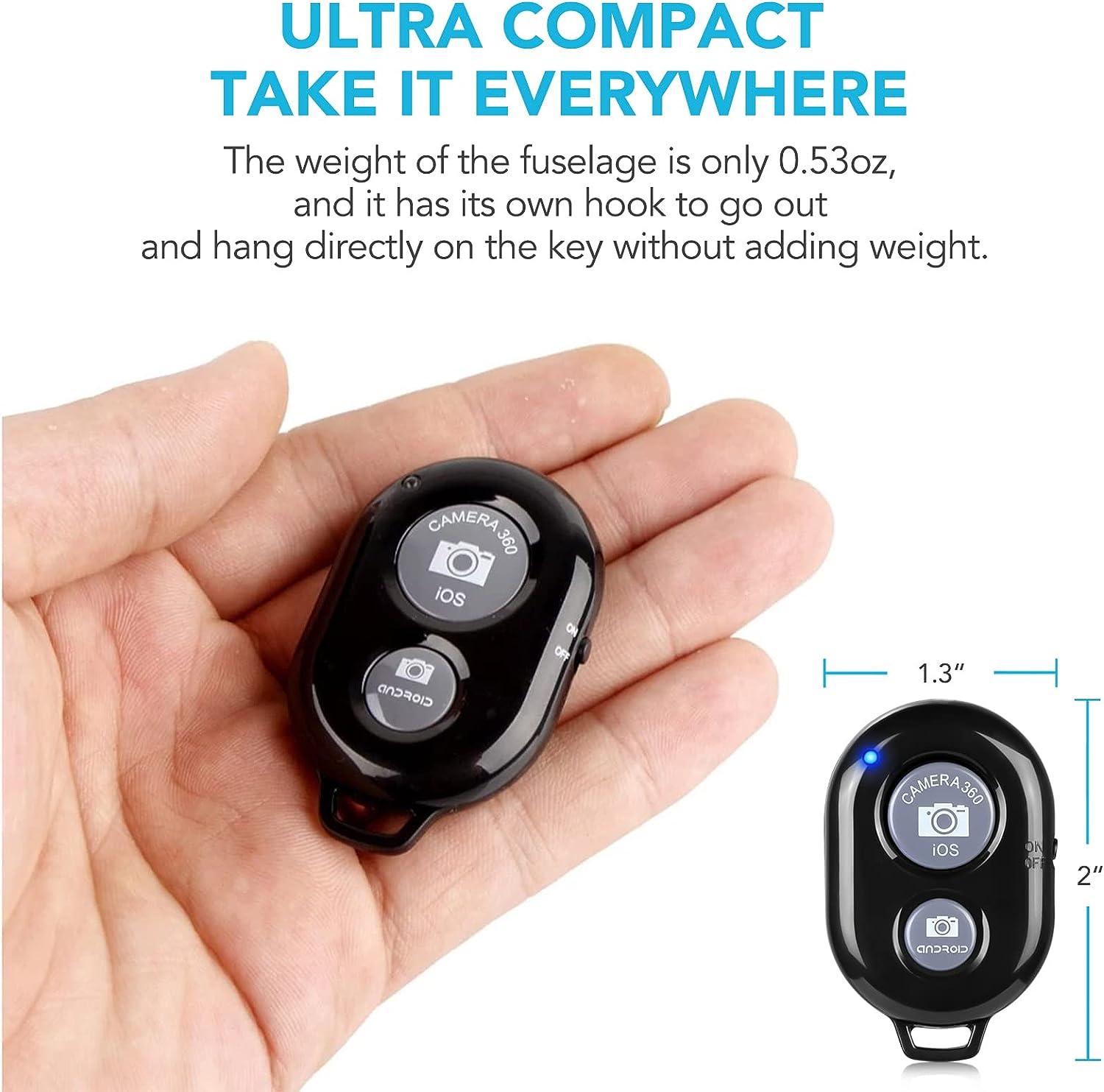 2 Pack Wireless Camera Remote Control for iPhone & Android - Clicker ...