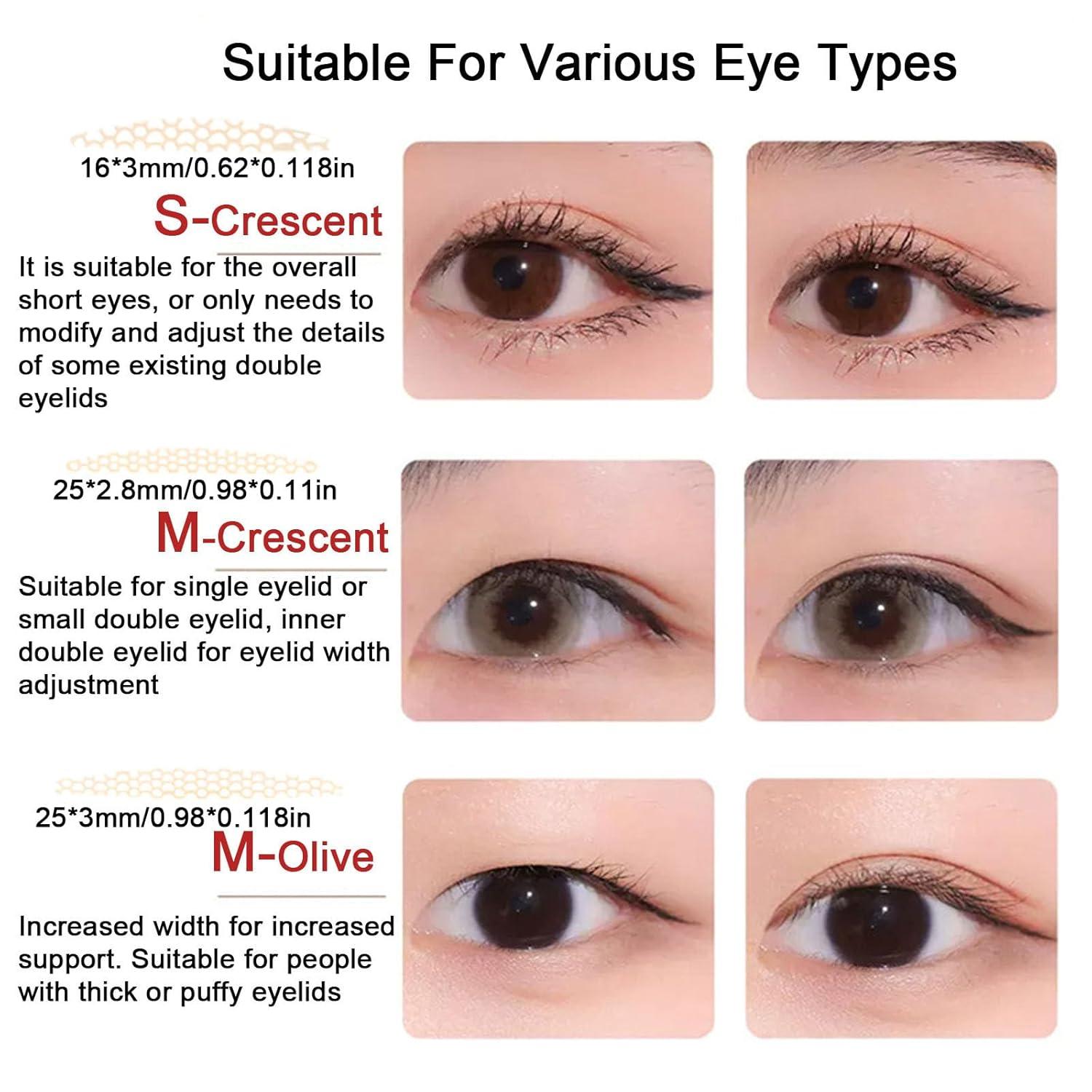 Vuioyrg Glue-Free Invisible Double-Eye Slide Stickers - Waterproof ...