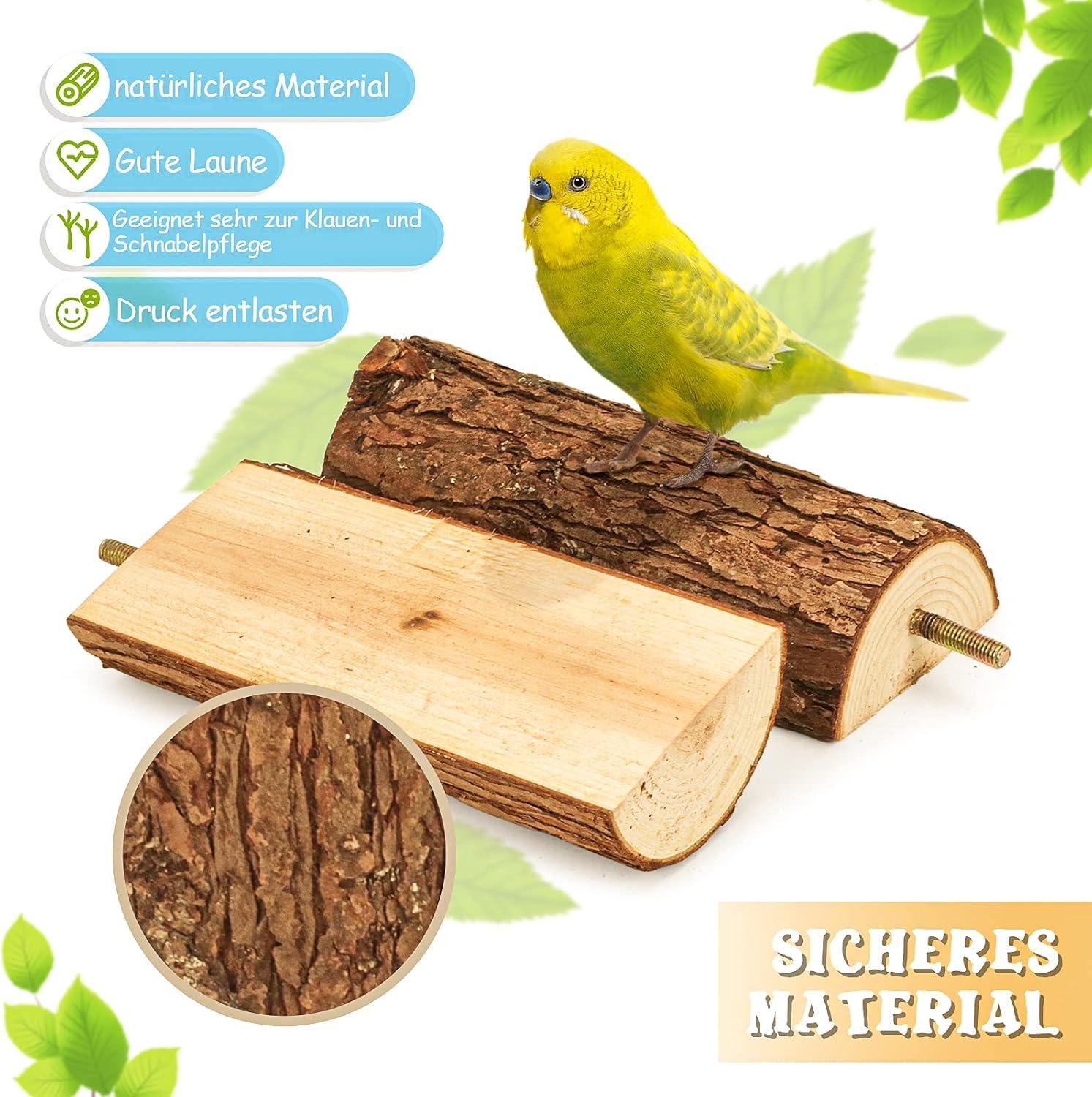 Reyshin Bird Seating Board Set - 4 Pieces Bird Playground Accessories ...