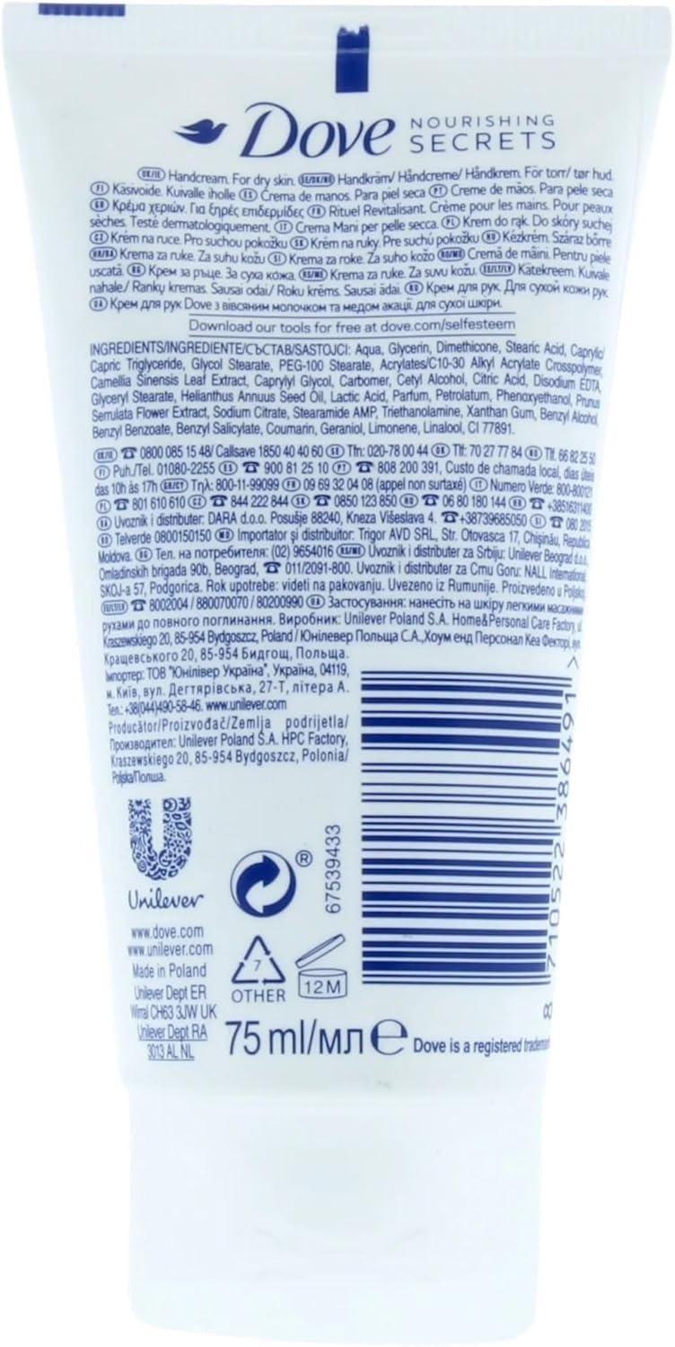 3x Dove Hand Cream Awakening Restoring and Invigorating BUNDLE 75ml ...