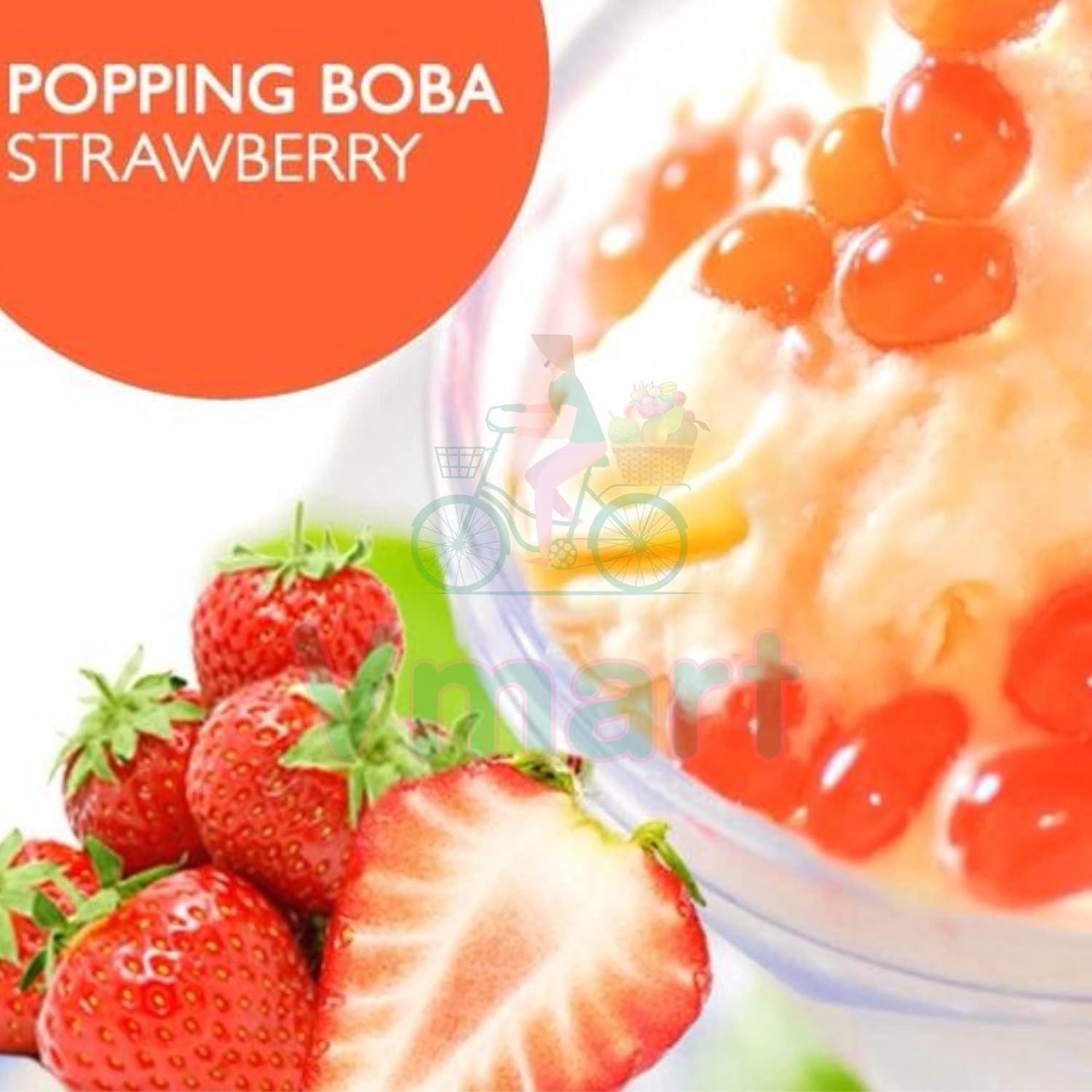Tanoshiya Popping Boba Fruit Flavour Bursting Bubbles 1.3kg | Tapioca ...
