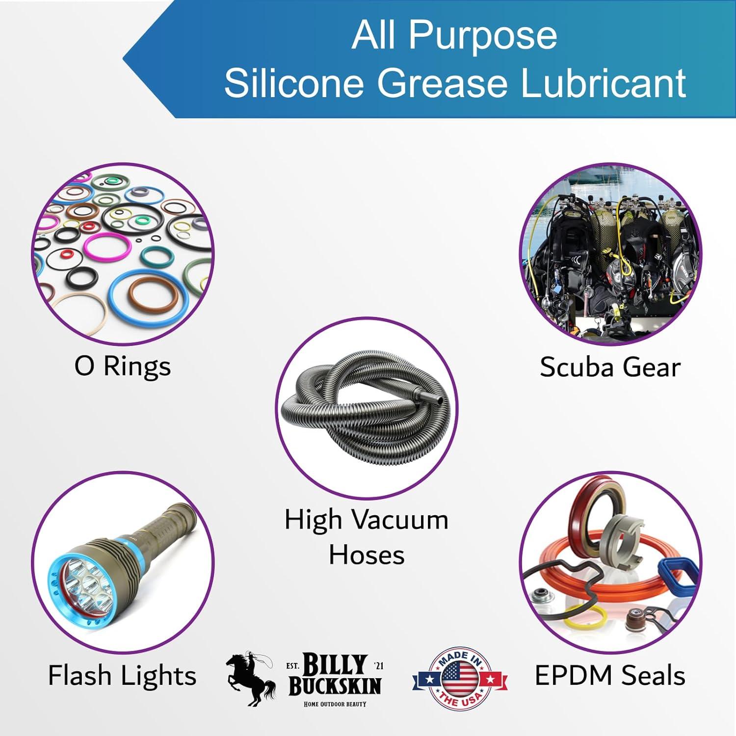 Silicone Grease Silicone Grease for O Rings Food Grade Sanitary Lubricant Machine Lube Scuba ...