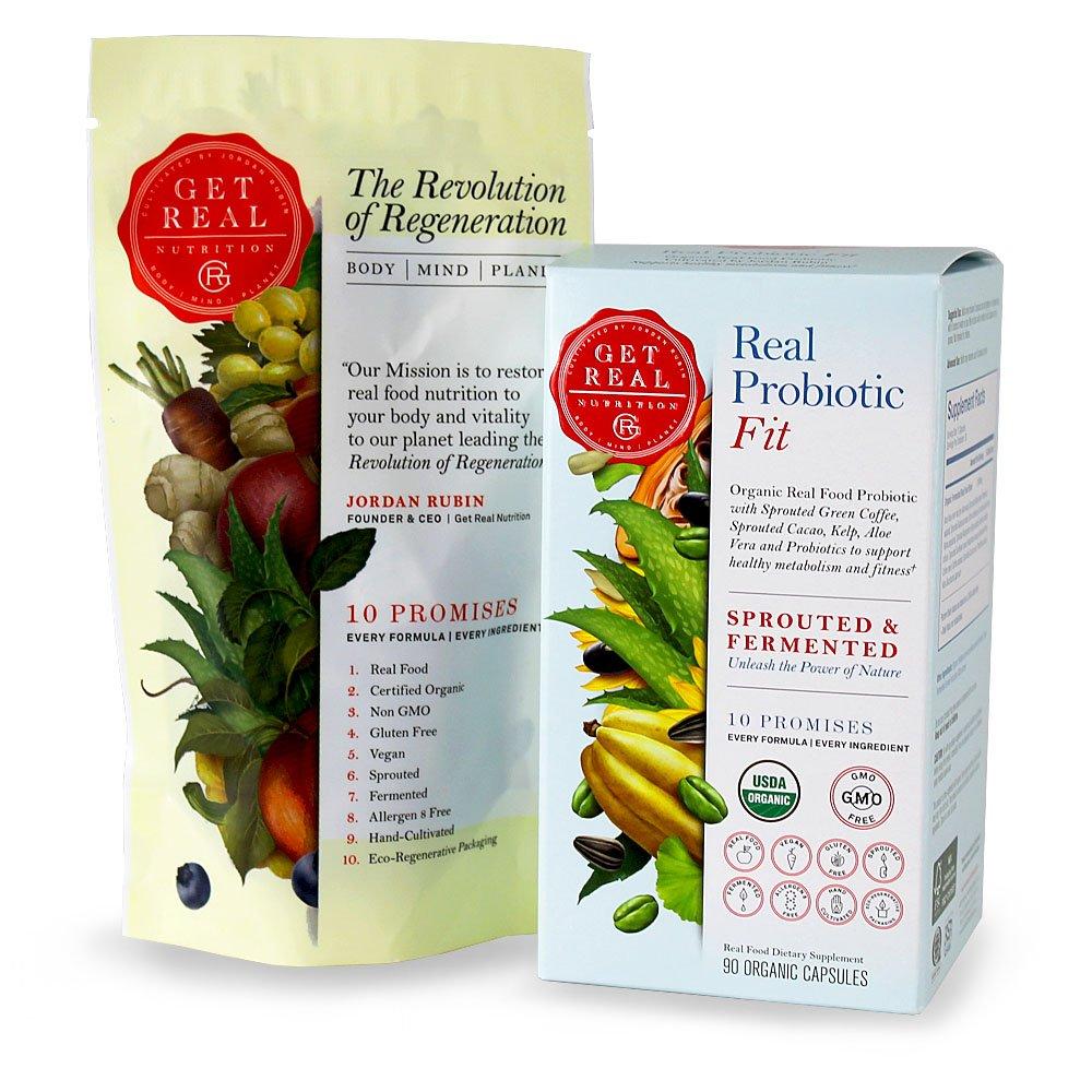 Get Real Nutrition Real Probiotic Fit 90 Veg Caps - Digestive Support ...