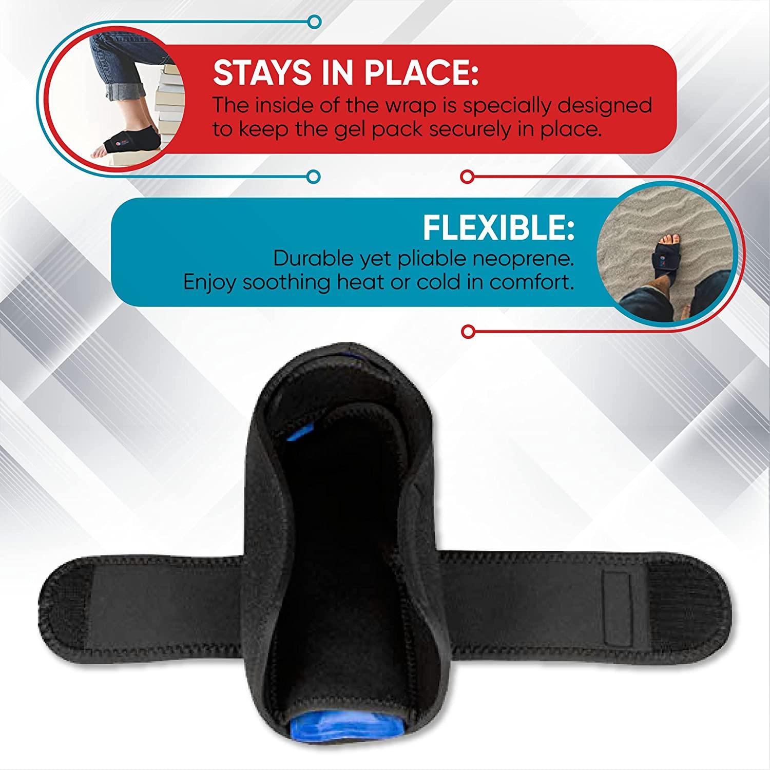 Large Reusable Hot/Cold Pack for Plantar Fasciitis & Foot Pain - Extra ...