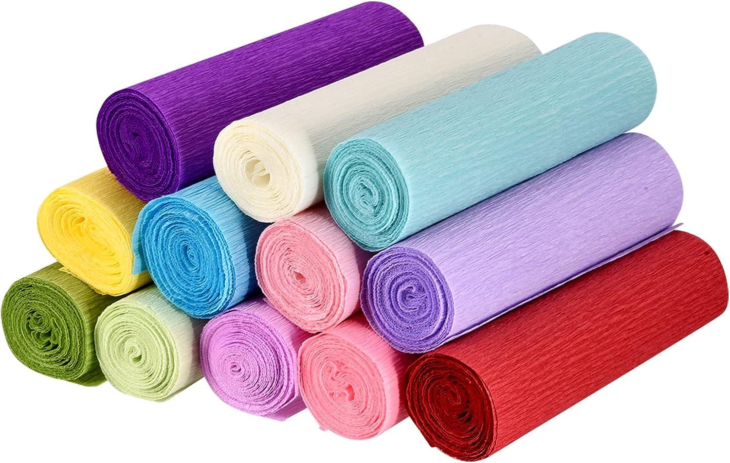 MECCANIXITY Crepe Paper Roll 8.2ft Long 5.9 Inch Wide - Apricot Color ...