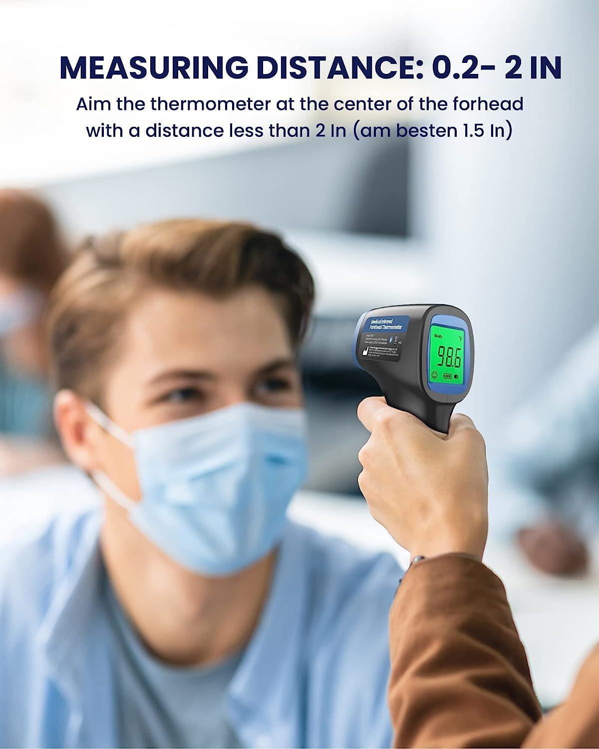 Infrared Touchless Forehead Thermometer for Adults, Kids - Medical ...