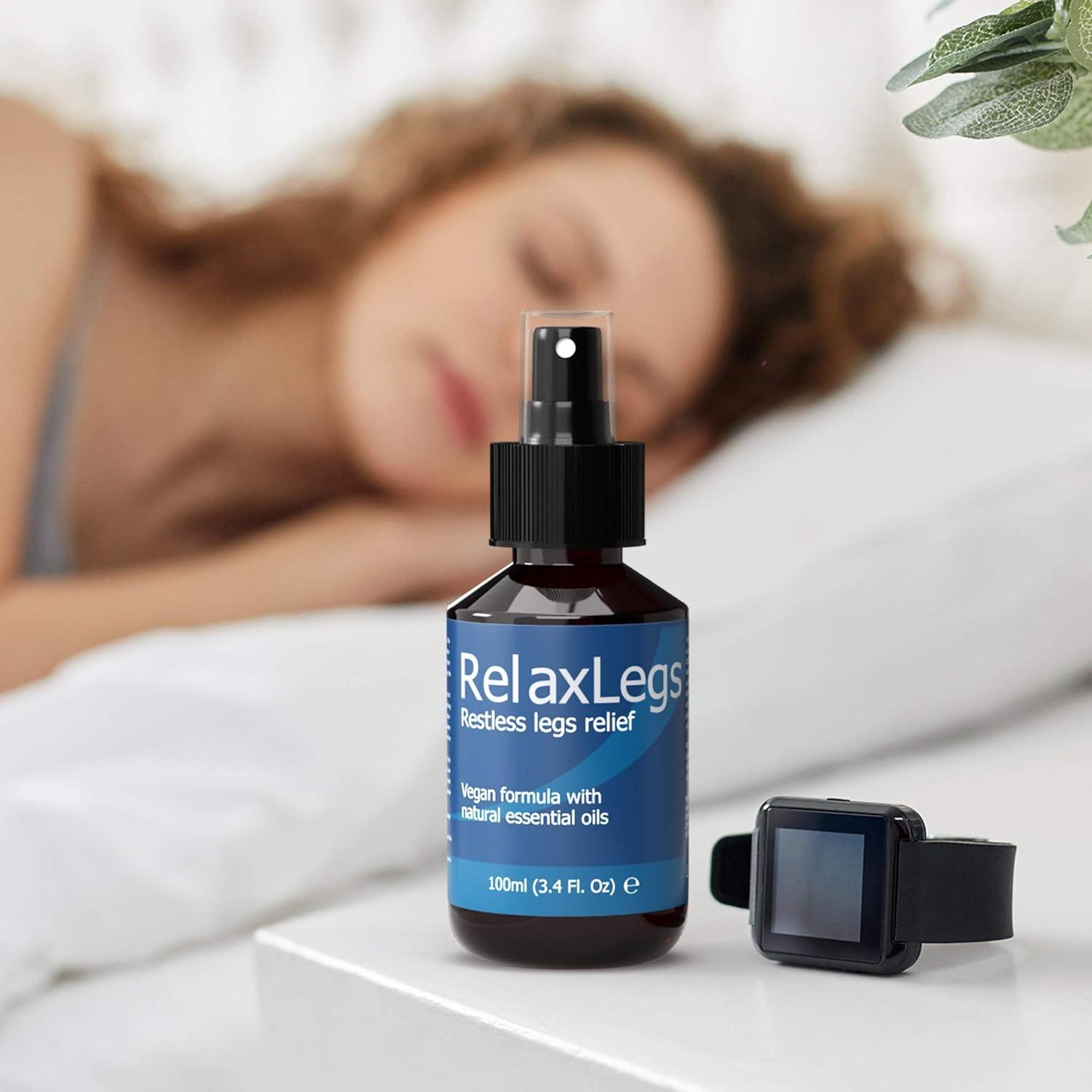 RelaxLegs Restless Legs Relief Spray - Effective Magnesium Muscle ...