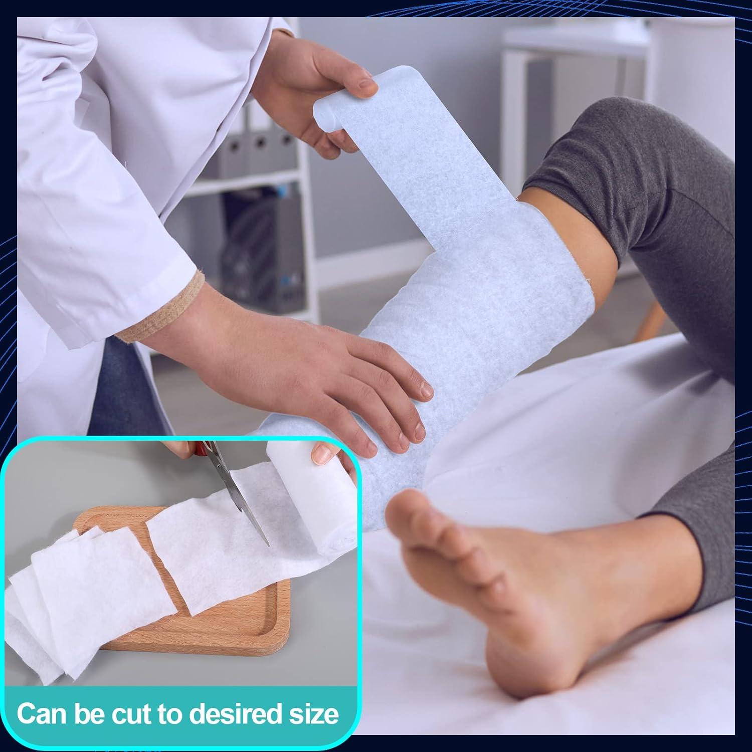 Buy Amyhill 50 Rolls Gauze Bandage Wrap - 4x8.9ft Cast Padding for Skin ...