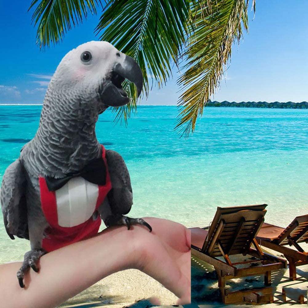 2 Pack Pet Bird Tuxedo Flight Suits for Special Occasions - Waterproof ...