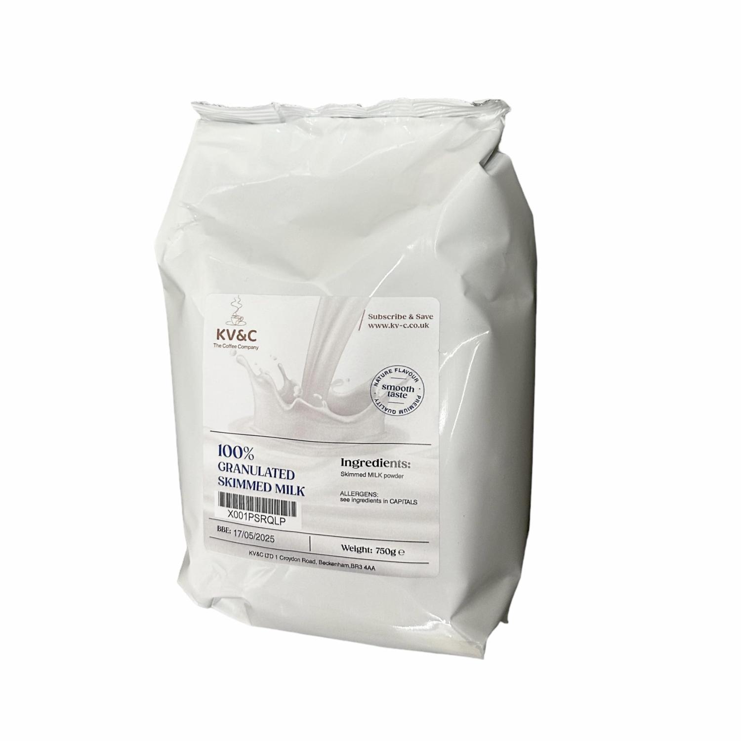 KV&C - Fine Granulated Powder Skimmed Milk 750g The Convenient Powdered ...