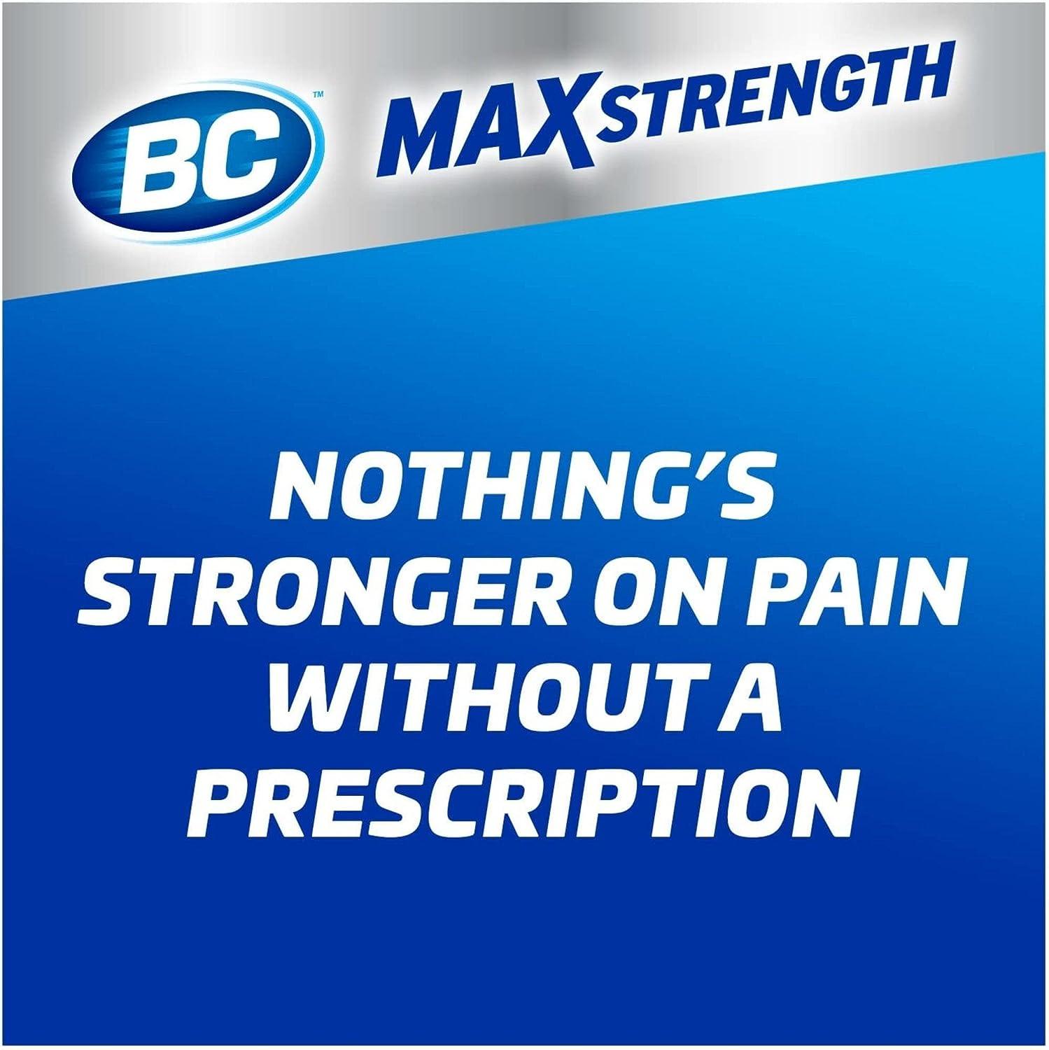 BC Max Strength Fast Pain Relief Powder - Lemonade Flavor, Aspirin ...
