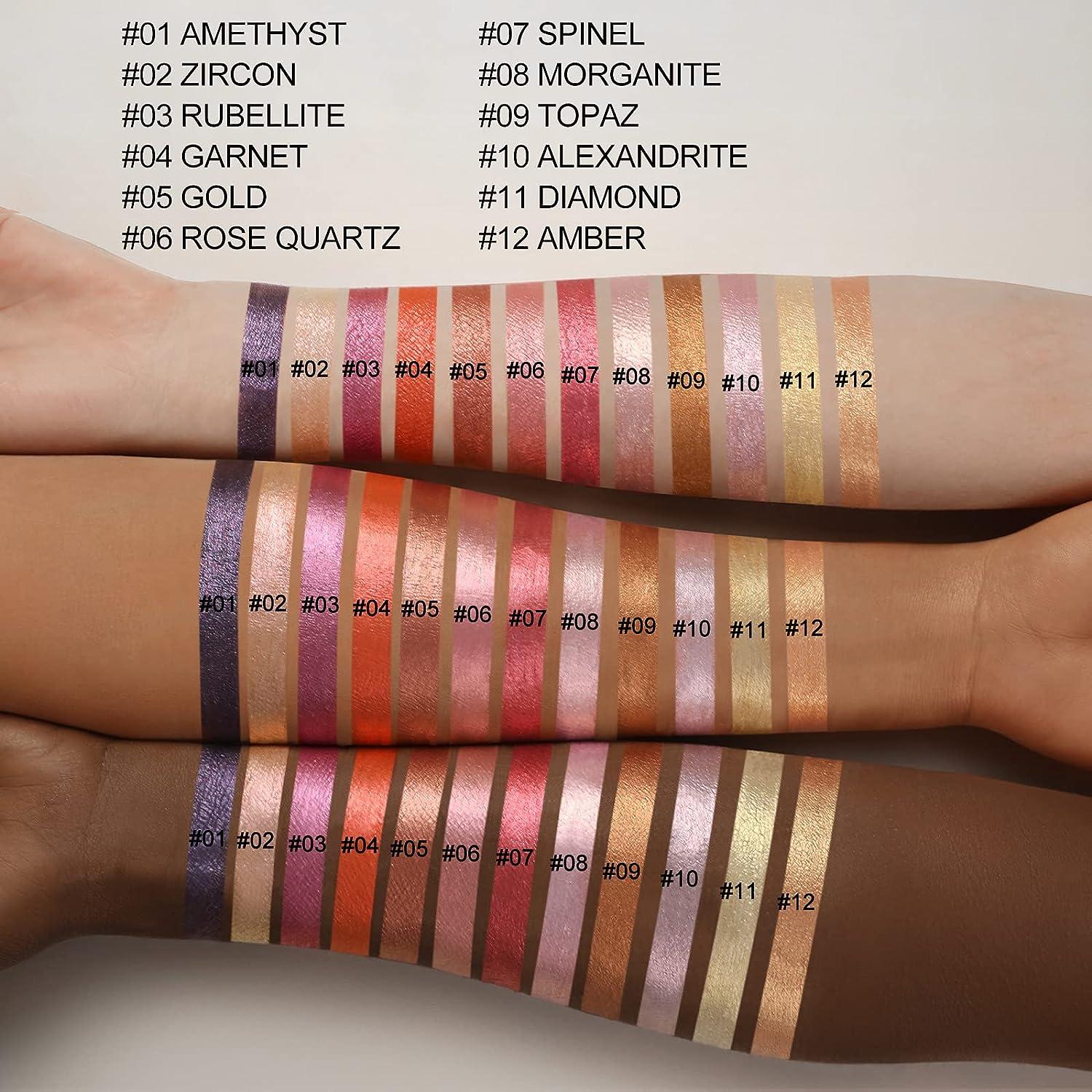 FOCALLURE Metallic Chameleon Liquid Lipstick - Diamond Glitter Lip ...