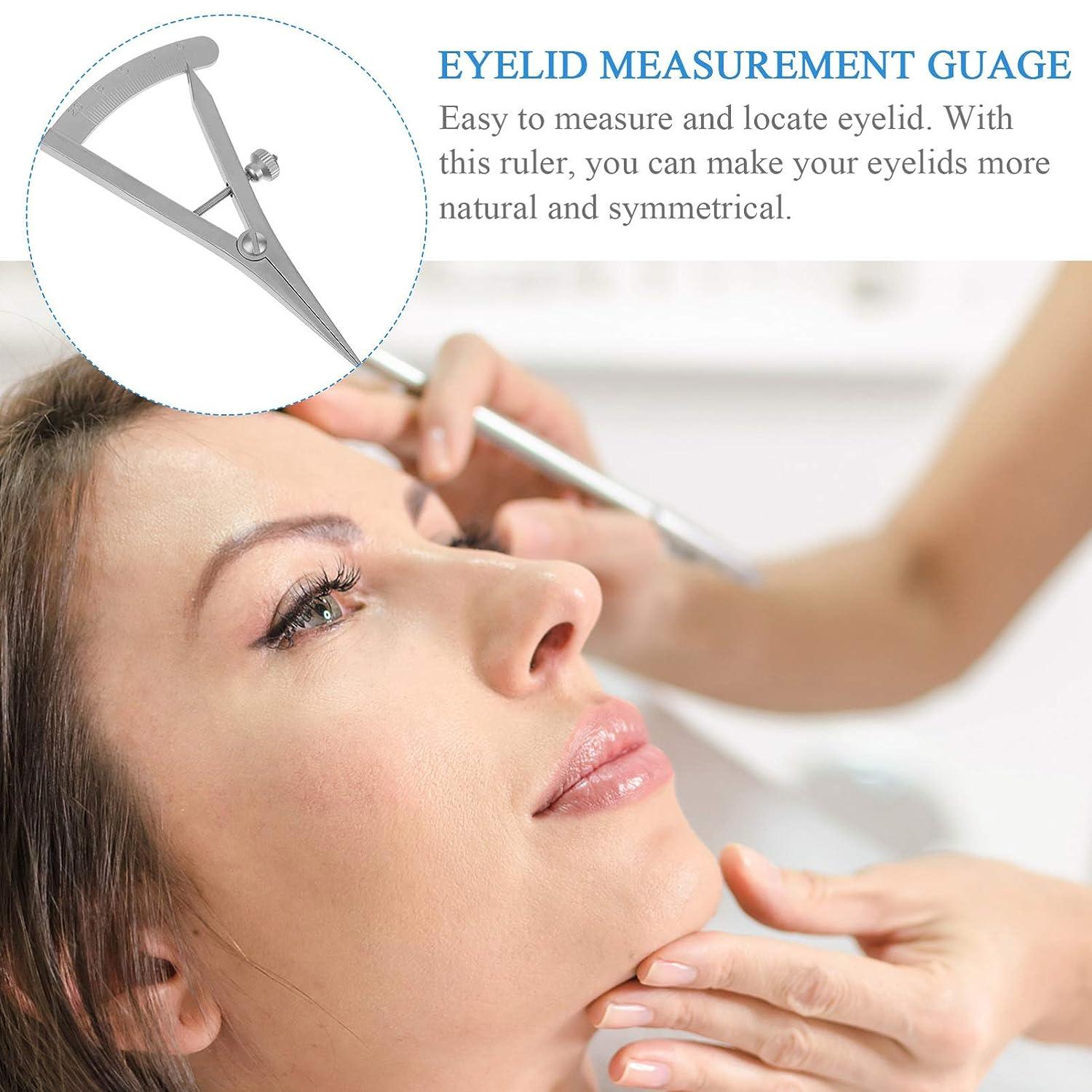 2pcs Stainless Steel Eyelid Surgical Ruler Set - Ophthalmic Eye ...