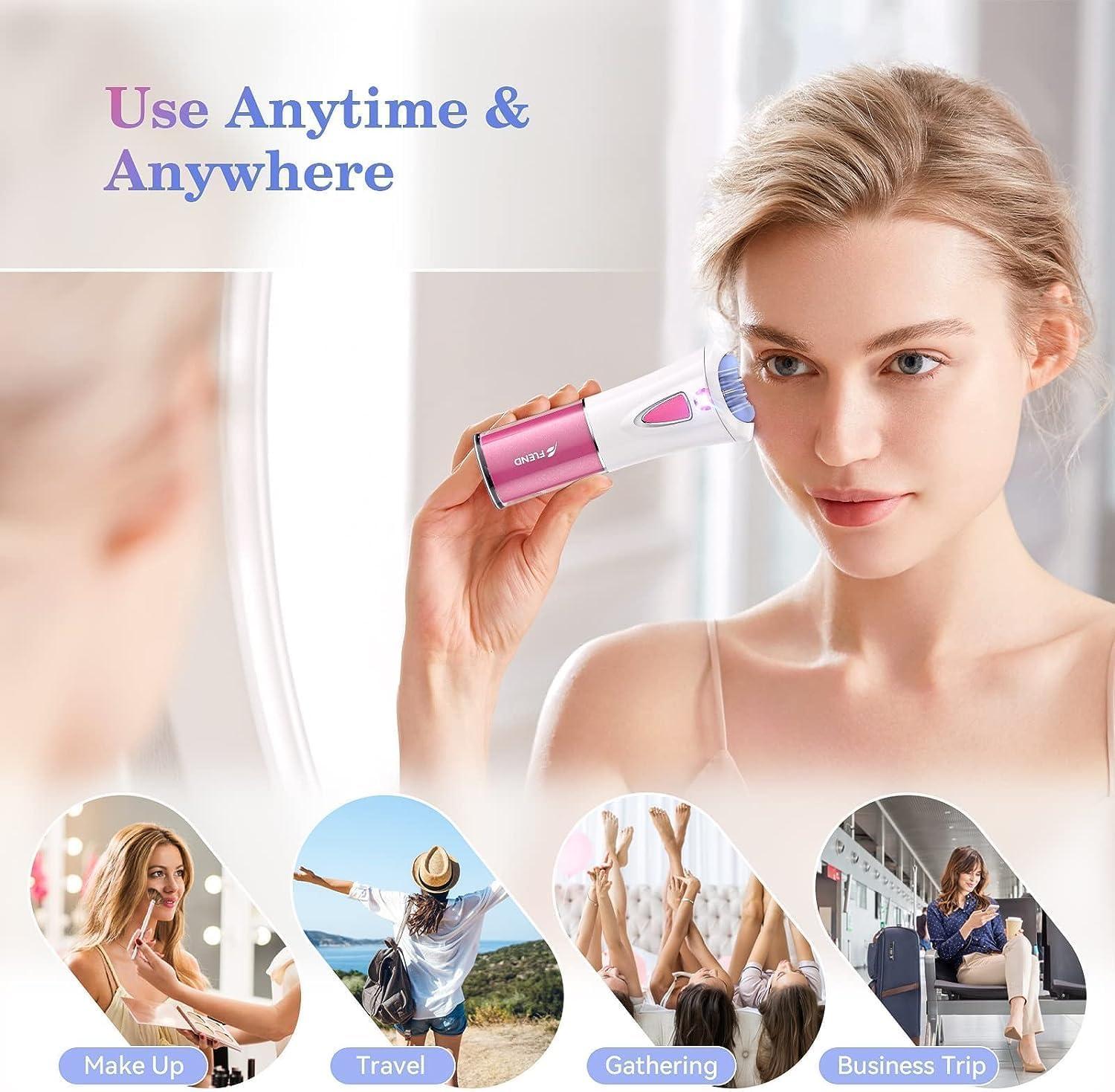 Women's Epilator Wireless Facial Epilator for Face & Body Electric Face ...