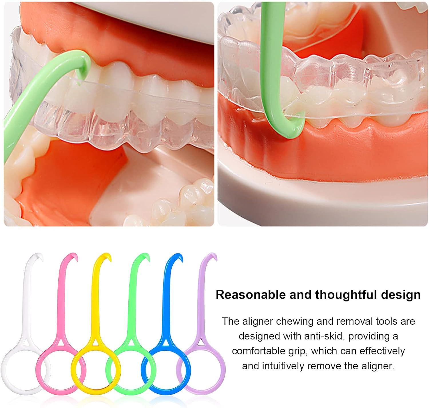 6pcs Clear Aligner Removal Tool Kit for Braces - Retainer & Invisible ...