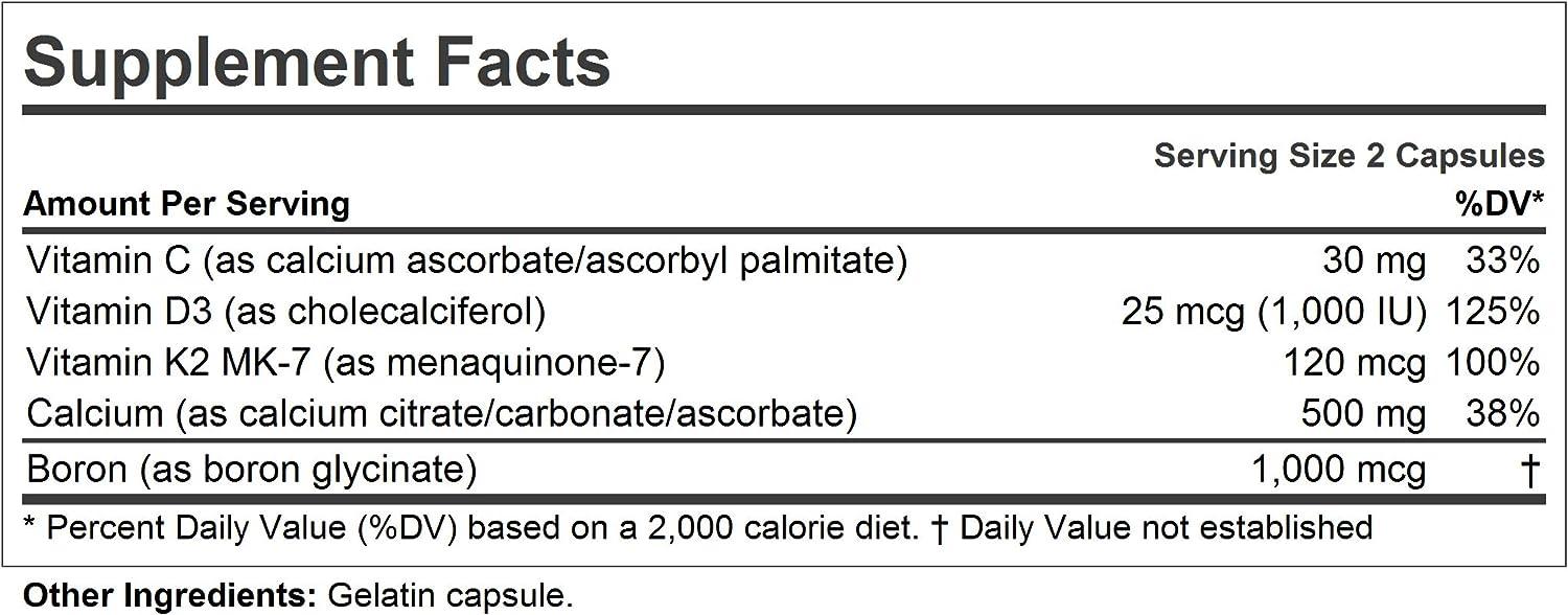 Andrew Lessman Ultimate Calcium Intensive Care with Vitamin D3 & K2 MK7 ...