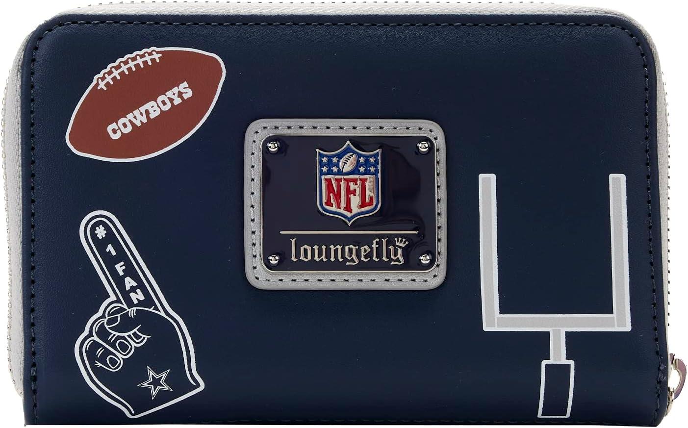 Loungefly NFL Dallas Cowboys Wallet with Patches - Officially Licensed ...