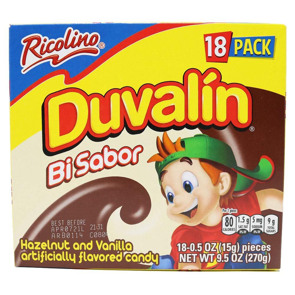 Duvalin Bundle: 18 Count Tri-Flavor Pack - Vanilla Hazelnut, Strawberry Hazelnut, Strawberry ...