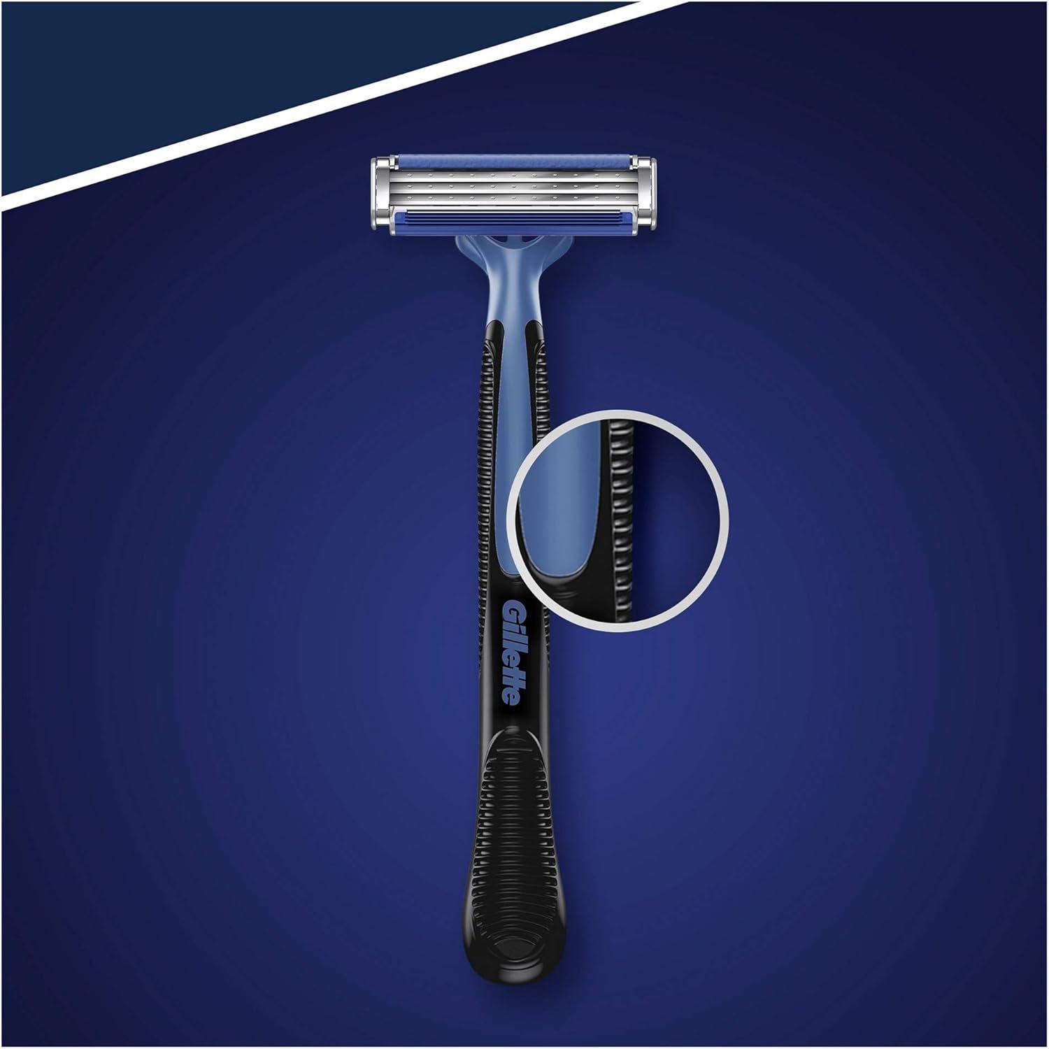 Gillette Blue 3 Smooth Disposable Razors for Men - 8 Pack | Worldwide ...