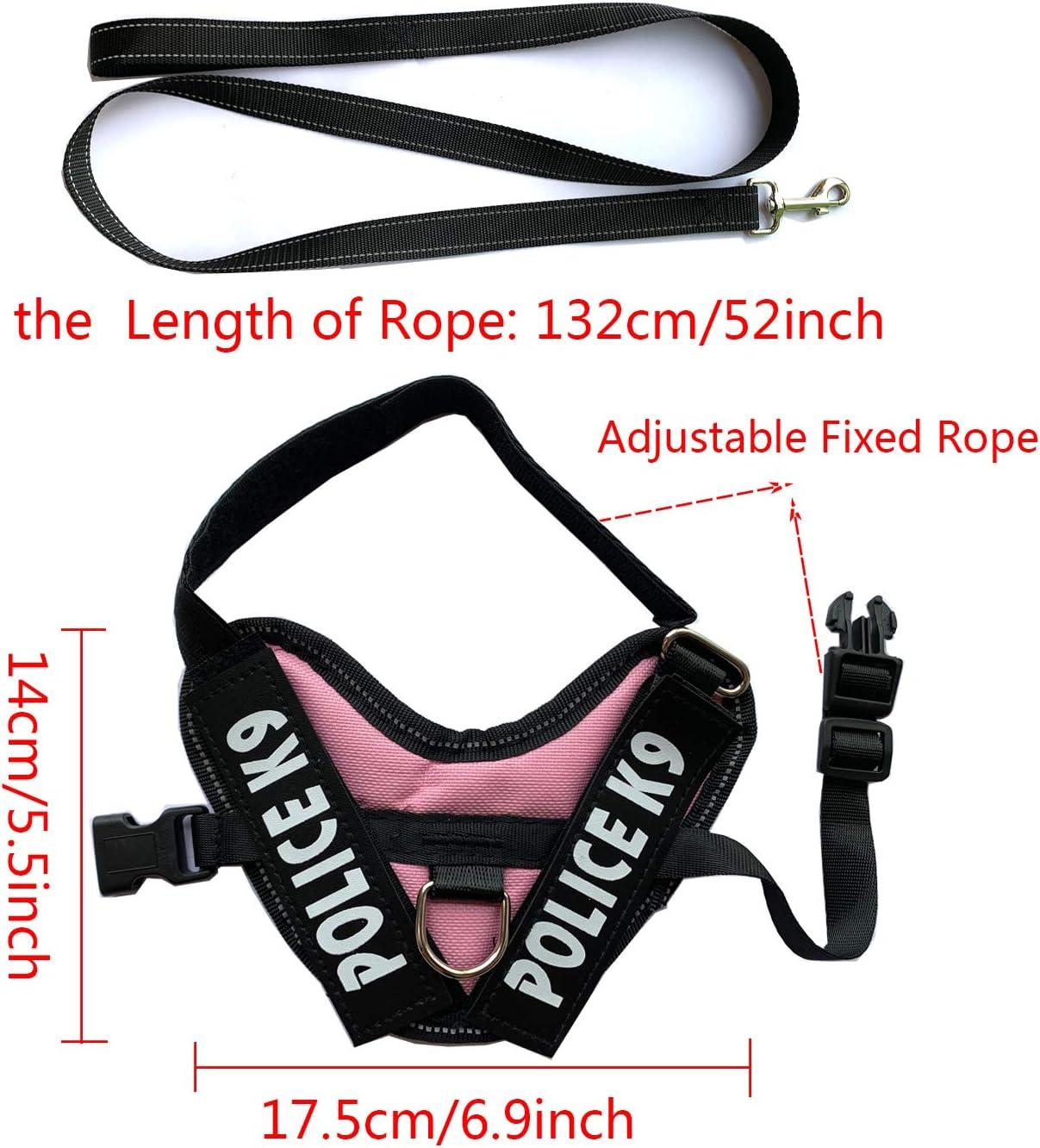 Vehomy Pink Rabbit Harness & Leash for Rabbits Cats & Small Animals ...