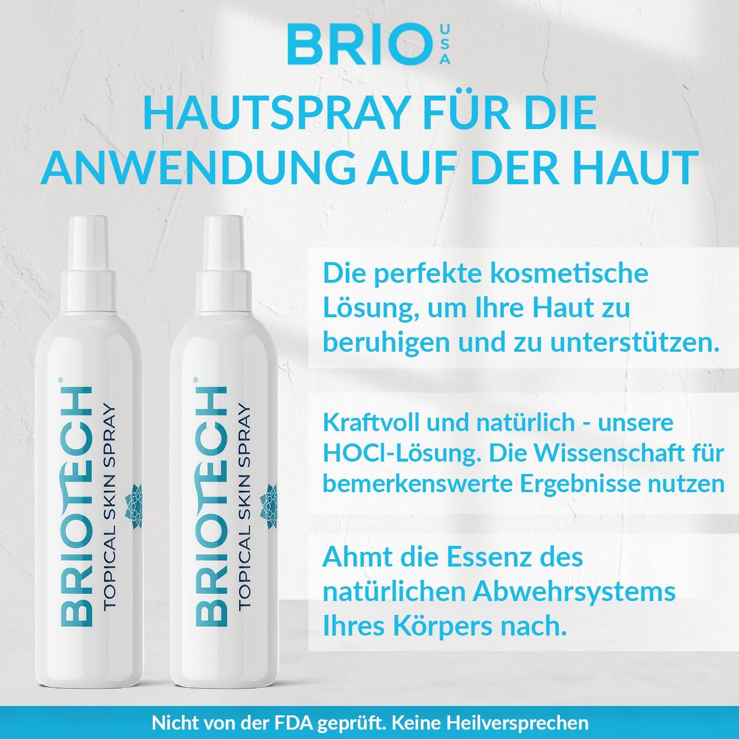 Briotech Topical Skin Spray - Soothing Itchy Skin & Scalp Relief 100ml ...
