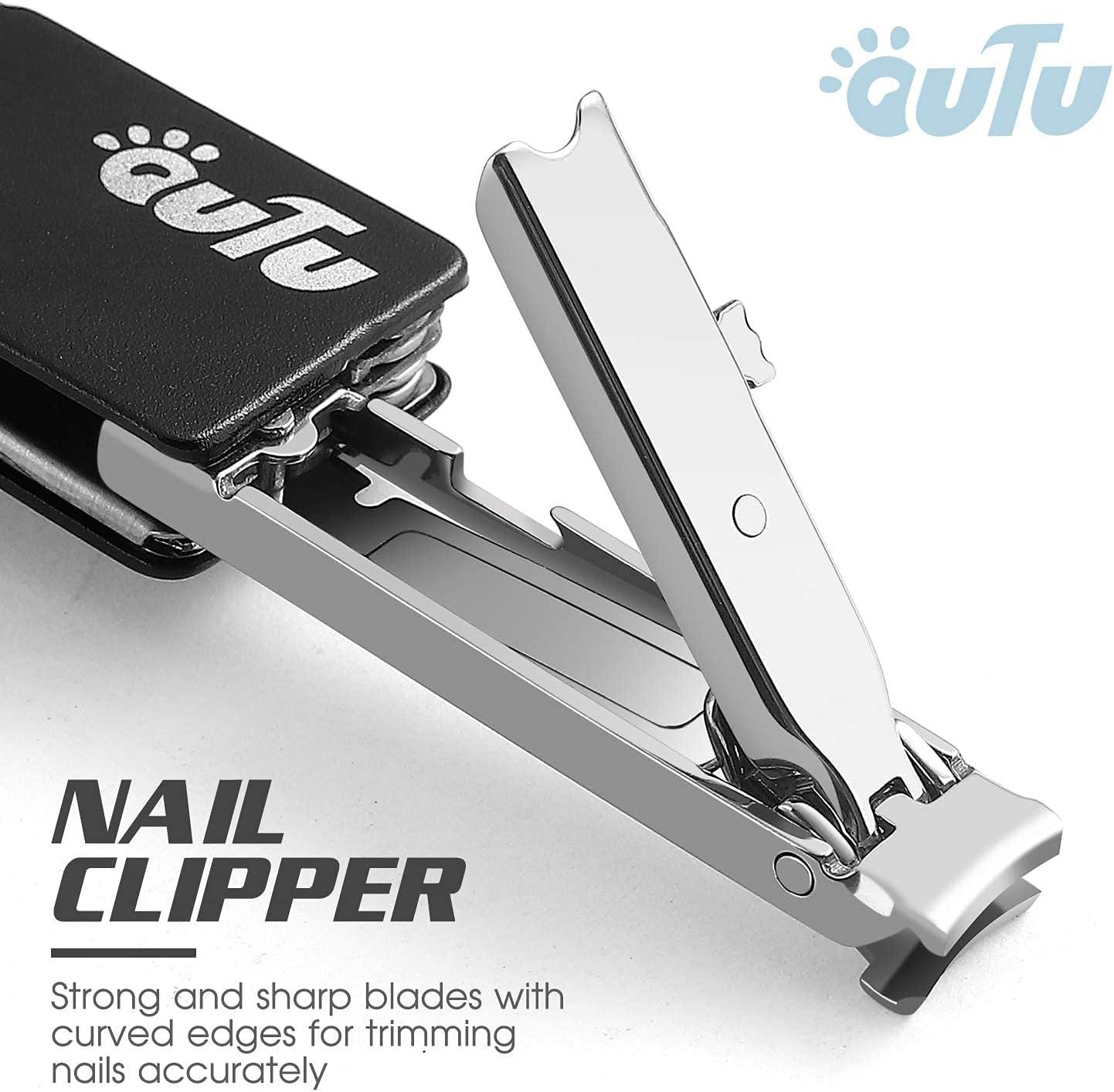 OUTU 8 in 1 Keychain Nail Clipper Multitool - EDC Utility Tool with ...
