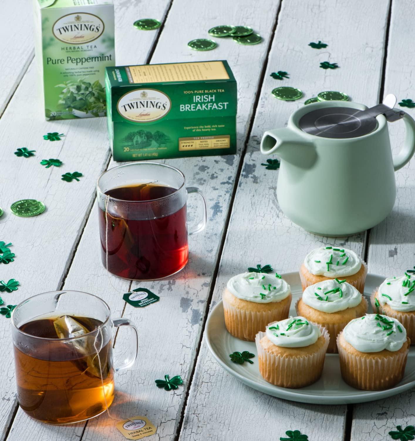 Twinings Tea Bags Sampler Assortment Variety Pack - 40 ct with By The ...