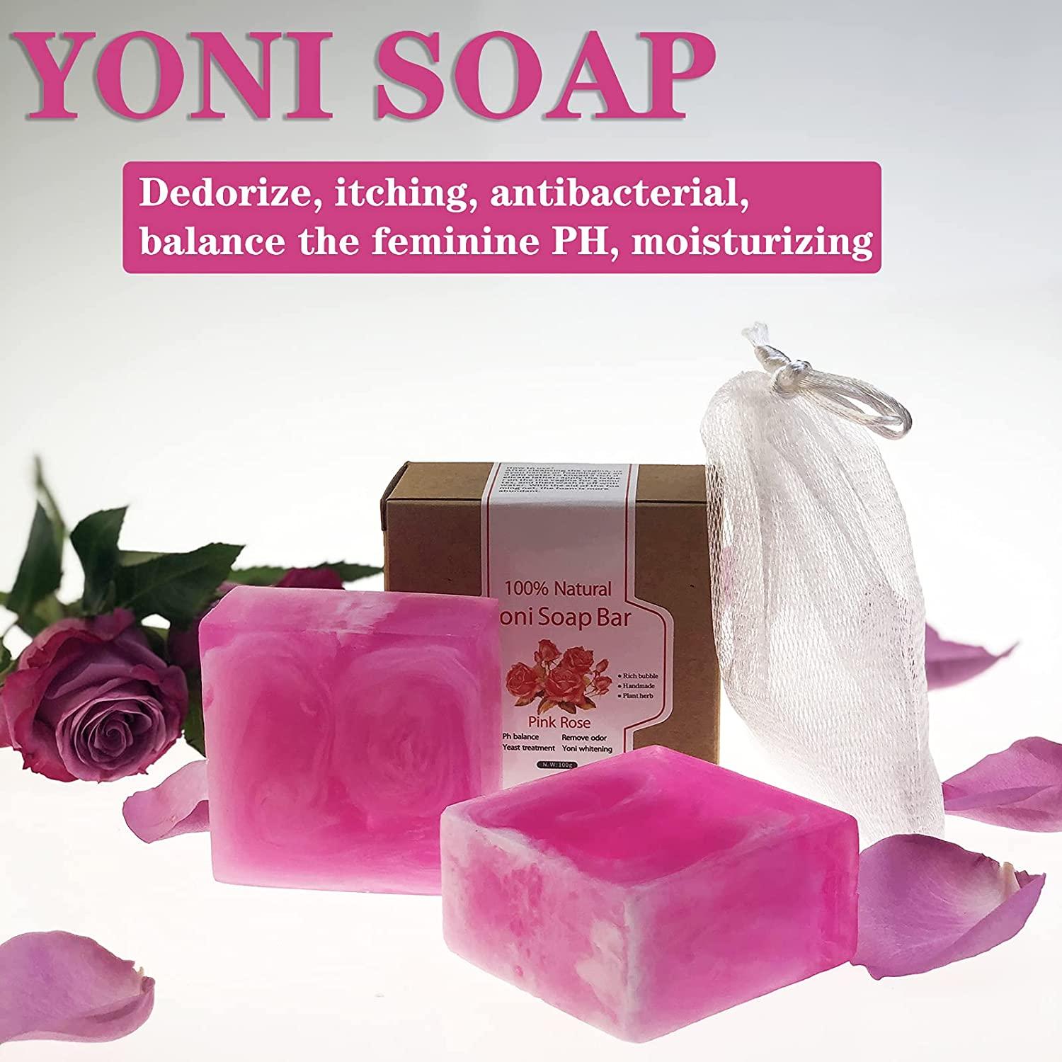 Organic Yoni Soap Bars for Women - PH Balanced Vaginal Wash - Handmade ...