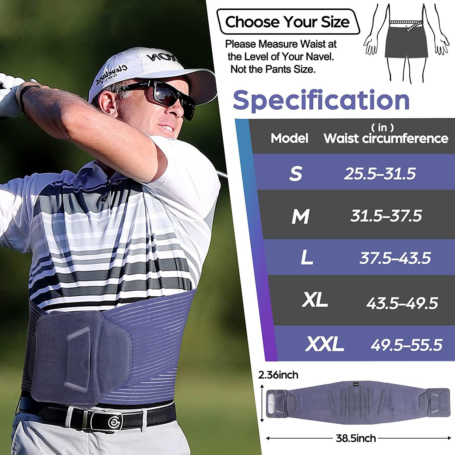 NEENCA Adjustable Magnet Lumbar Support Brace for Back Pain Relief ...