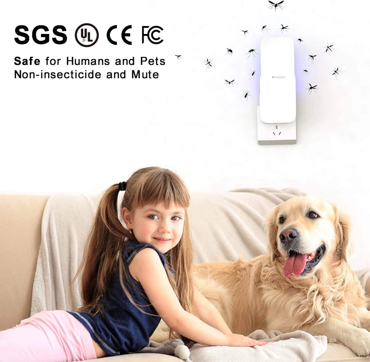 Fly Swatter Mosalogic Fly Insect Trap With Bug Zapper For Indoor E ...