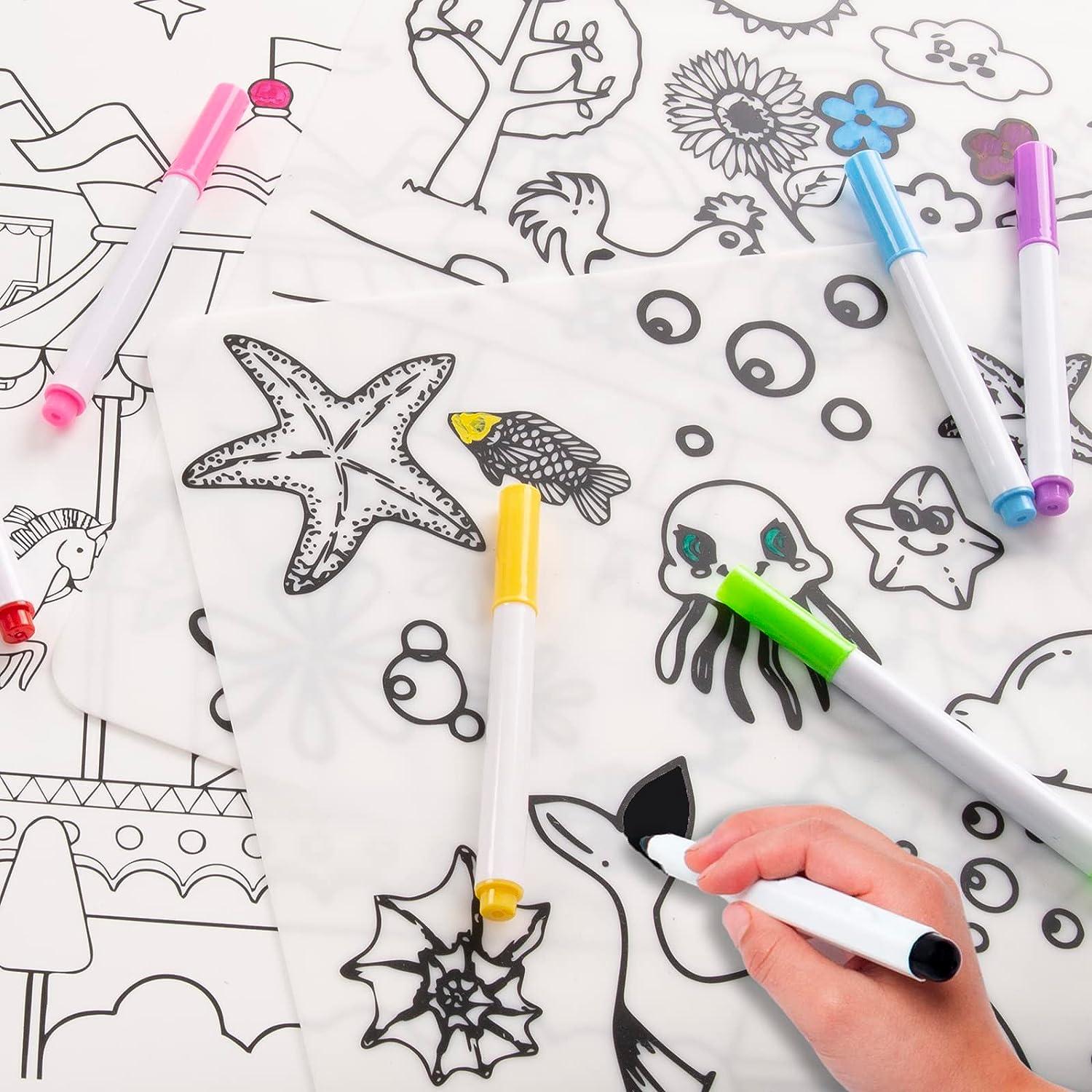 placemat coloring book