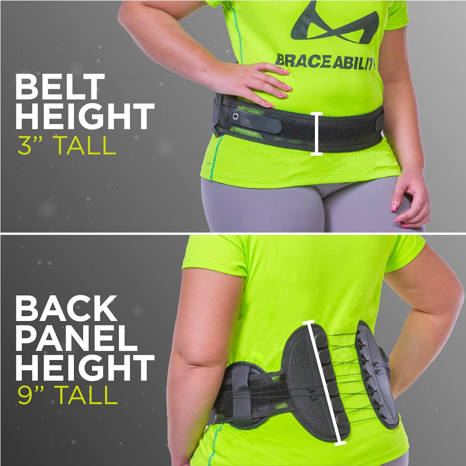 BraceAbility SI Joint Belt - Sacroiliac Compression Back Brace for ...