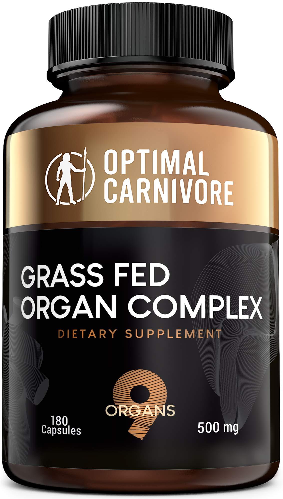 Grassfed Beef Organs Supplement - Organ Complex with Liver, Brain ...