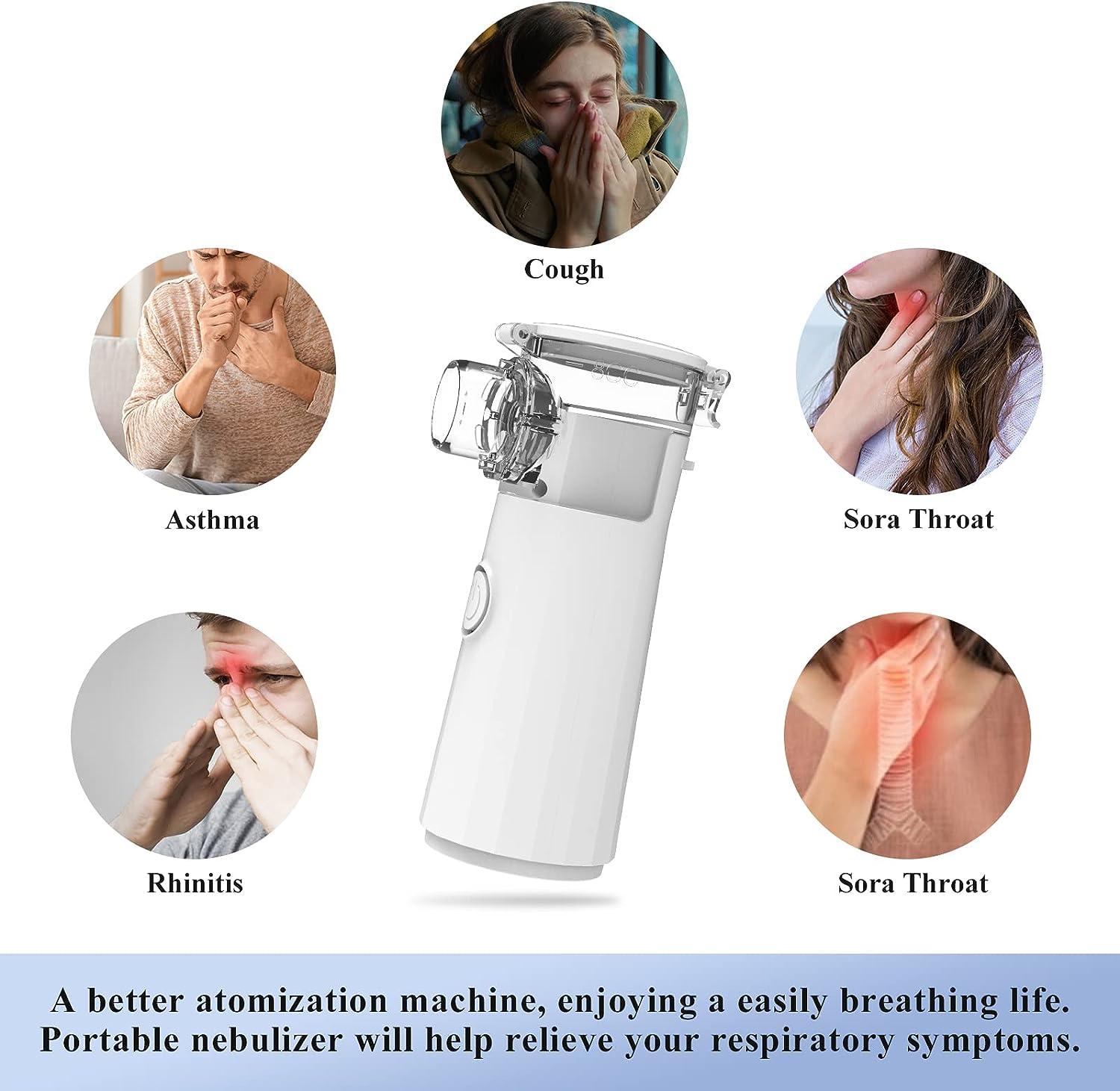 Portable Nebulizer Handheld Nebulizer for Adults/Kids Breathing ...