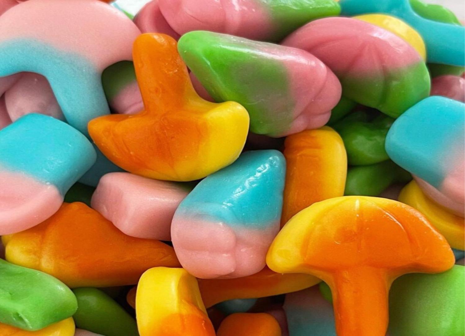 1kg Beach Themed Mix Candy Pick & Mix Sweets Mixed Assortment Gummy ...