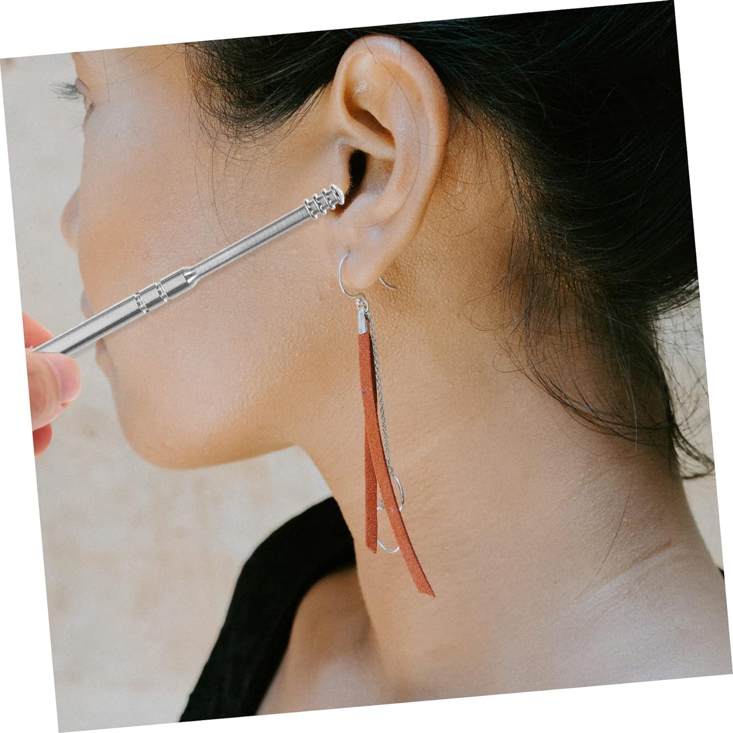 Lurrose 4 Sets Ear Pick Tool - Stainless Steel Ear Wax Removal Kit for ...