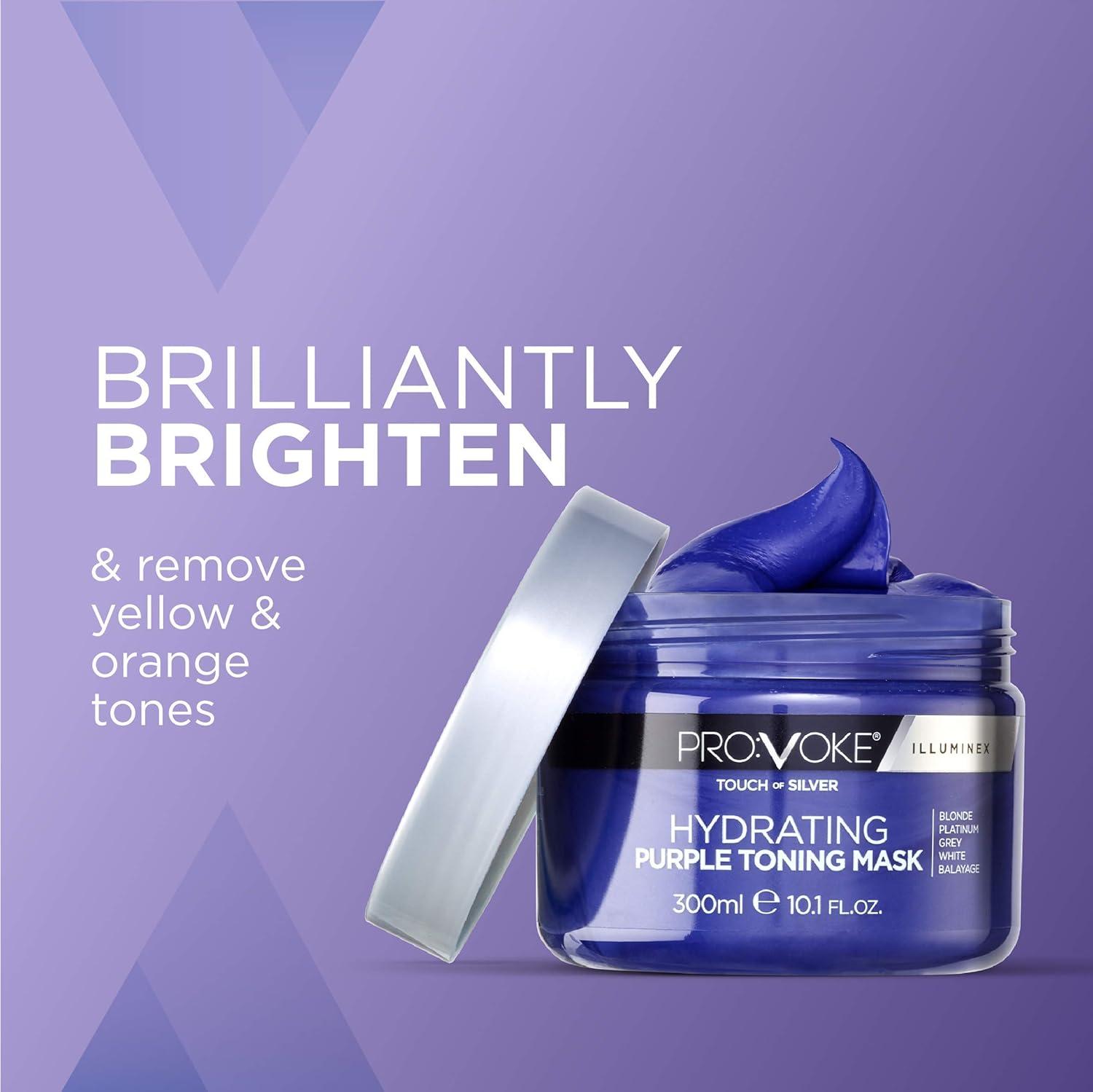 PROVOKE Touch Of Silver Hydrating Purple Toning Hair Mask 300ml ...