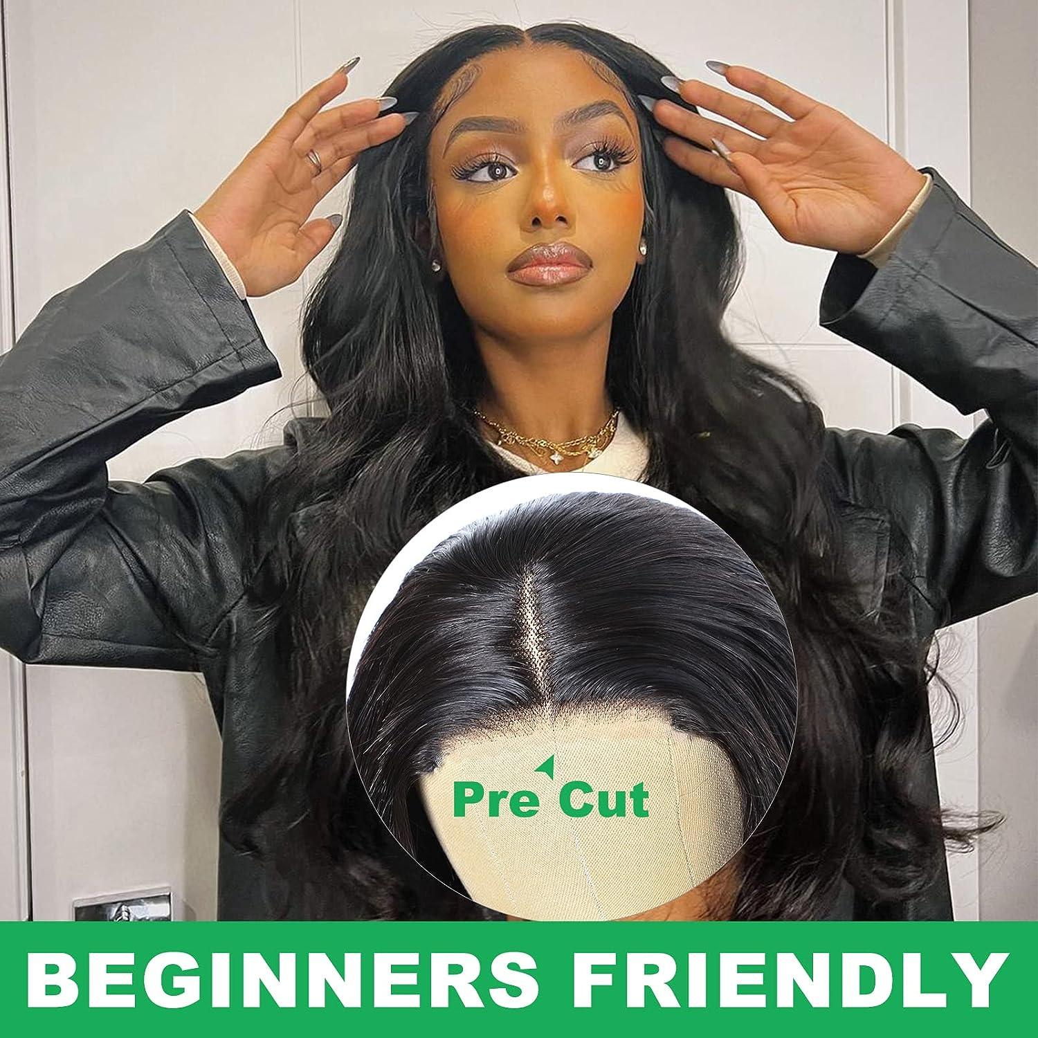 26 Inch Body Wave Lace Front Wig | Pre Plucked Human Hair | 180% ...