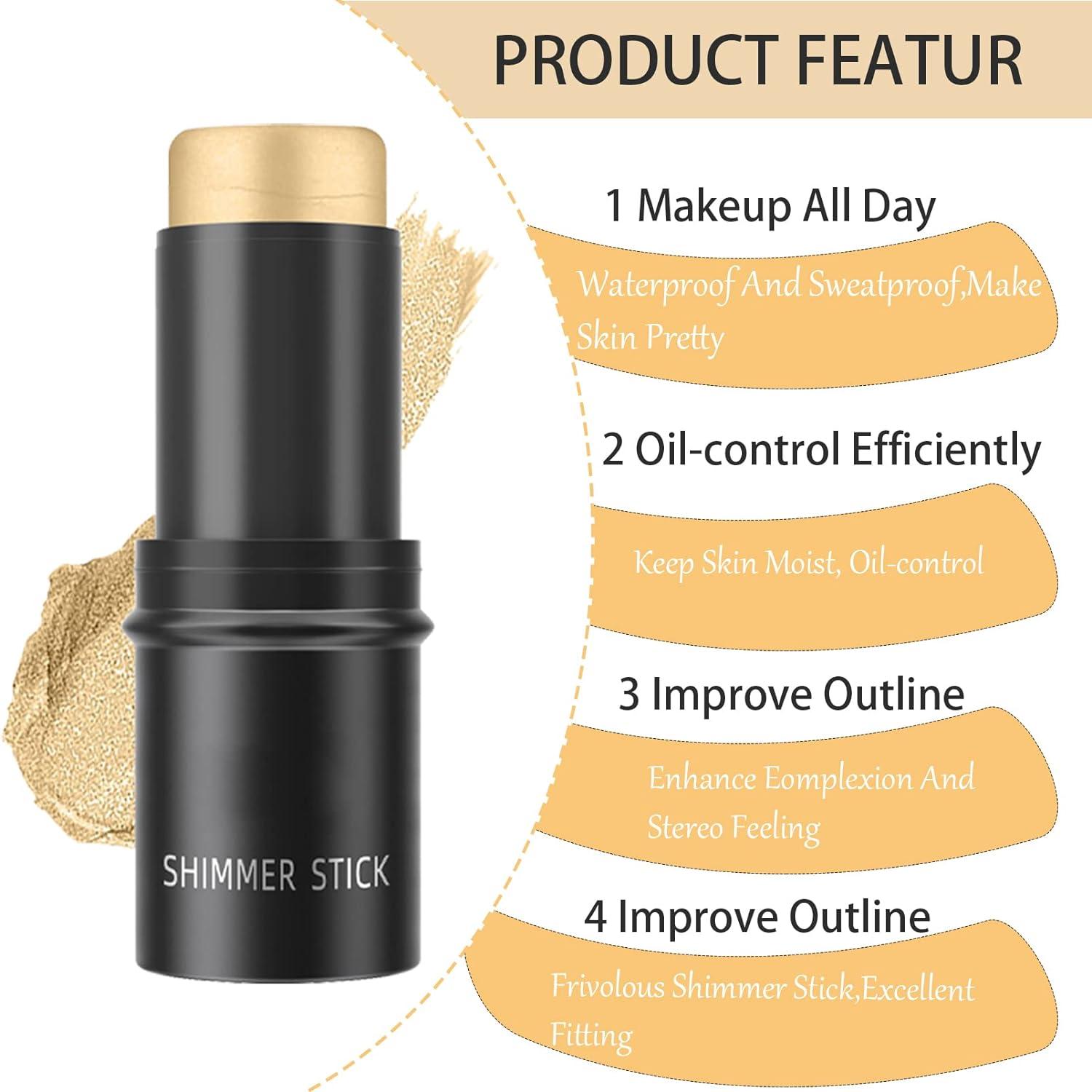 Matte Creamy Blush Stick Highlighter Contour Stick - Waterproof Long ...