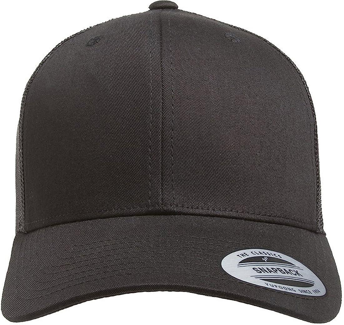 YP Classics Retro Trucker Cap Black - Premium Quality Headwear | Buy ...