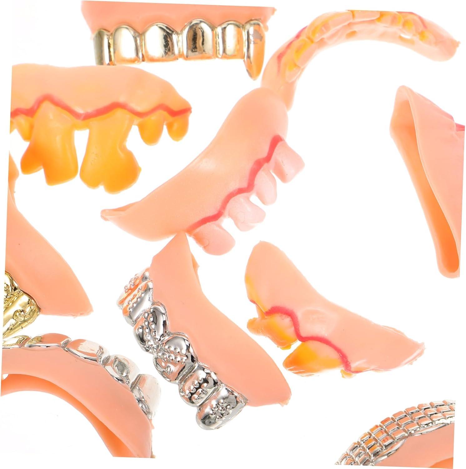 Shop Minkissy 10 Pcs Funny Halloween Horror Teeth - Vampire Evil ...