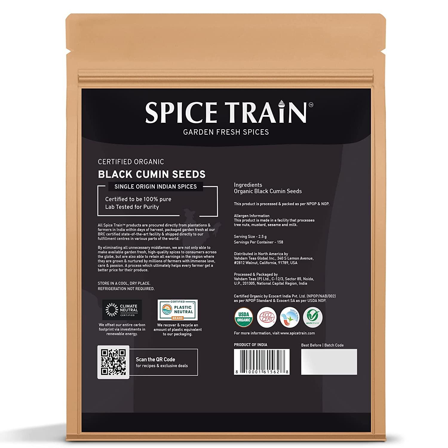 Organic Black Cumin Seeds - 397g/14 OZ | Nigella Sativa for Cooking ...