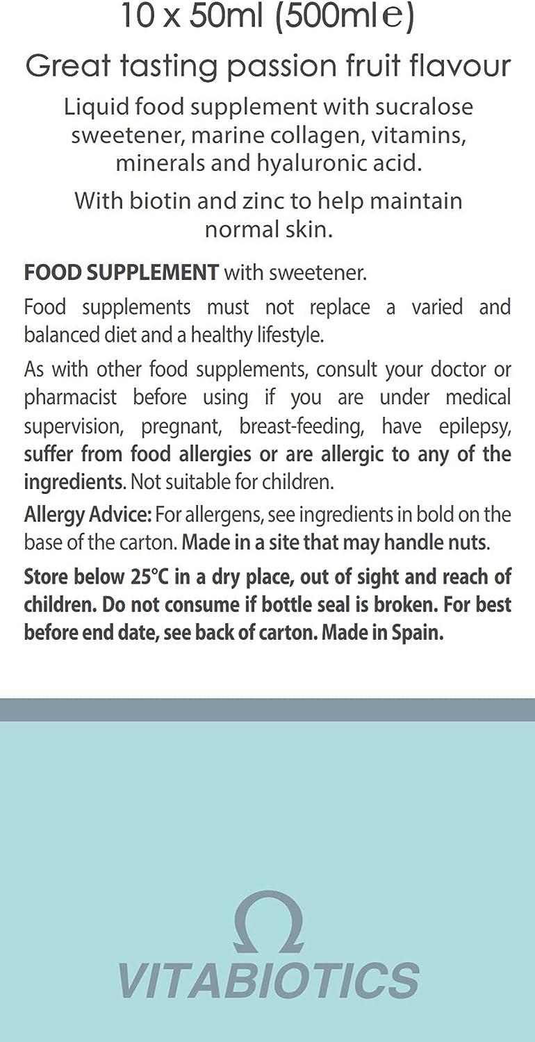 Vitabiotics Platinum Collagen Skin Drink - 10 x 50ml | Perfectil ...